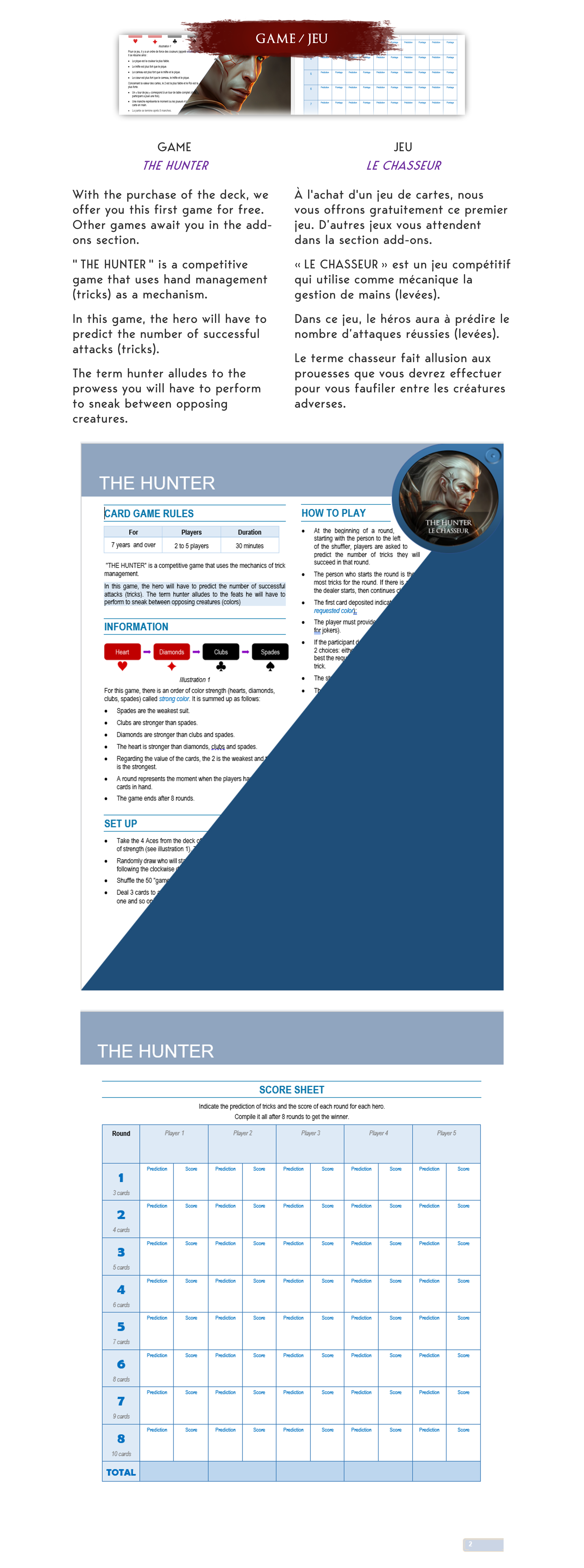 RPG Cards Game / Jeu de cartes RPG by RPG Board Game - Gamefound