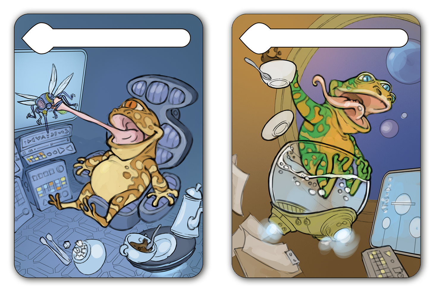 Mindbug Battlefruits by Nerdlab Games - Mindfrog Art Reveal and Lore ...