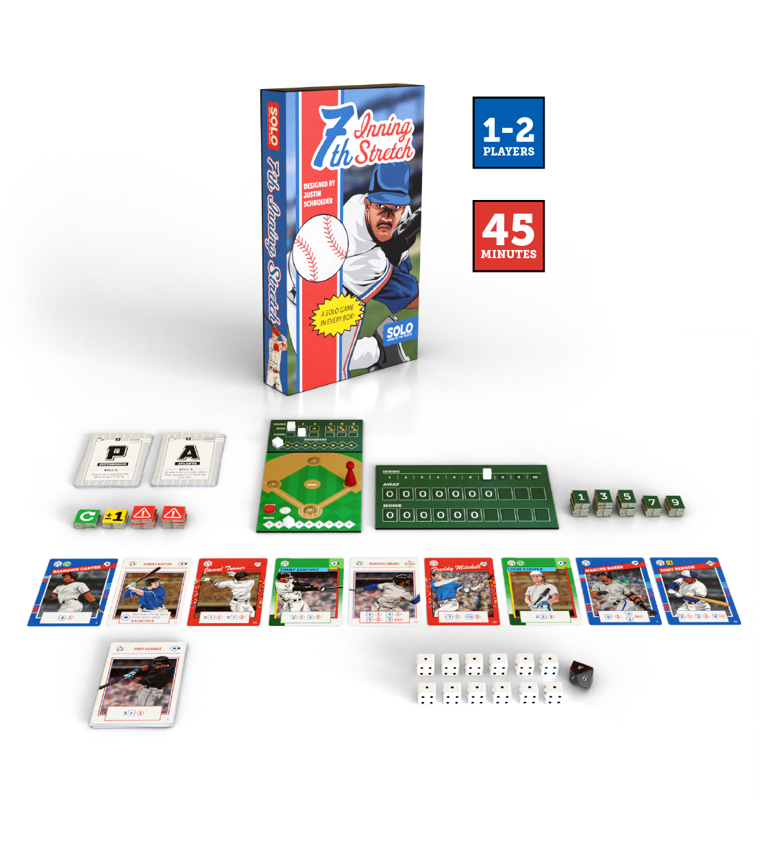 7th Inning Stretch [Solo Game of the Month] by Gabe-Barrett - Gamefound