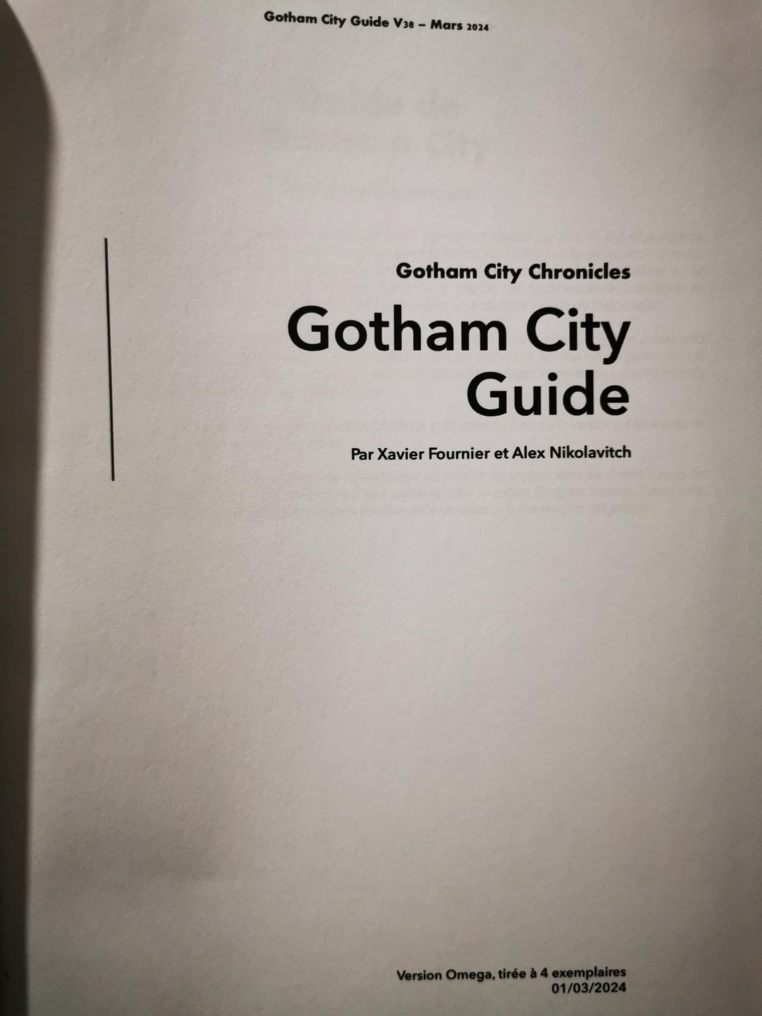 Batman: Gotham City Chronicles - RPG : Skyline Edition by Monolith ...