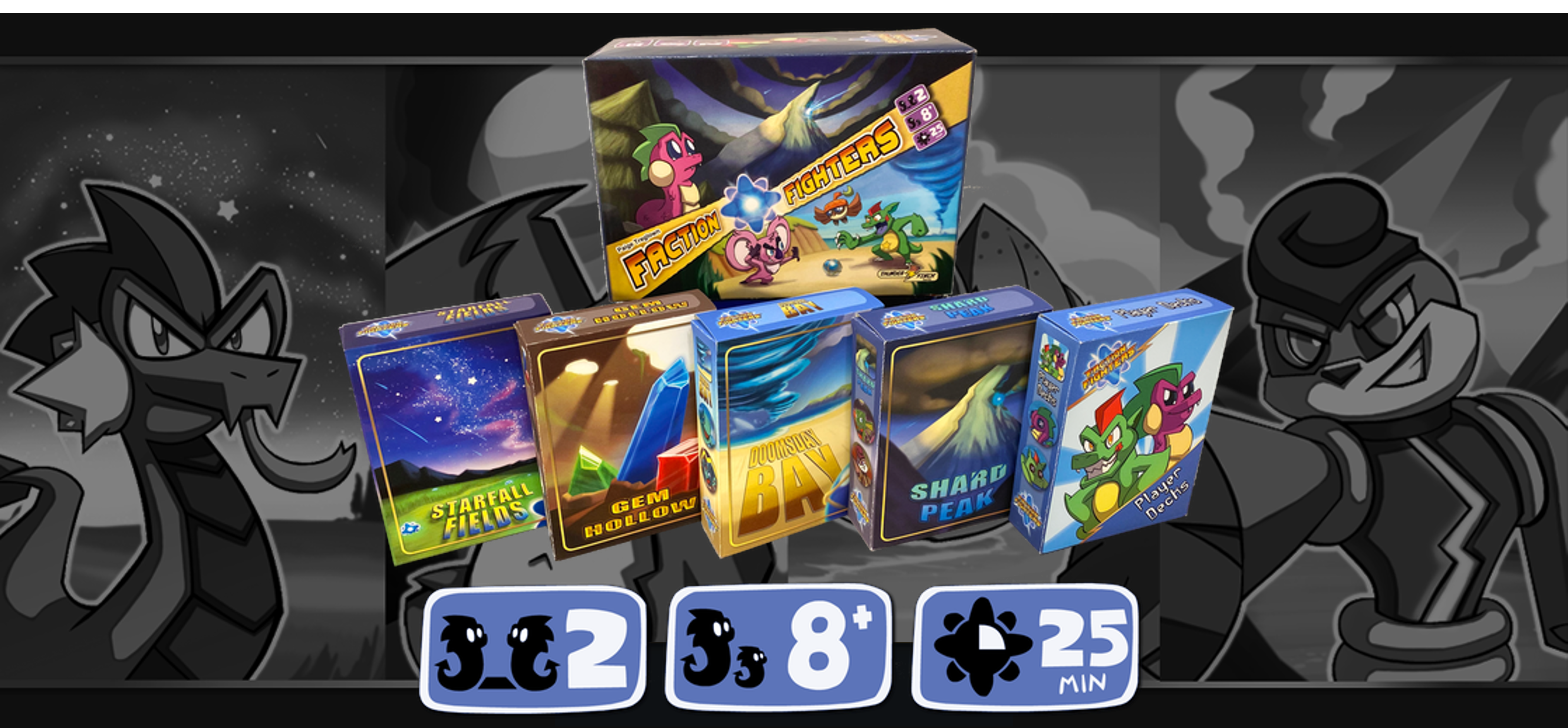 Faction Fighters: 2-Player Card Game by Thunder Finch Games - Gamefound