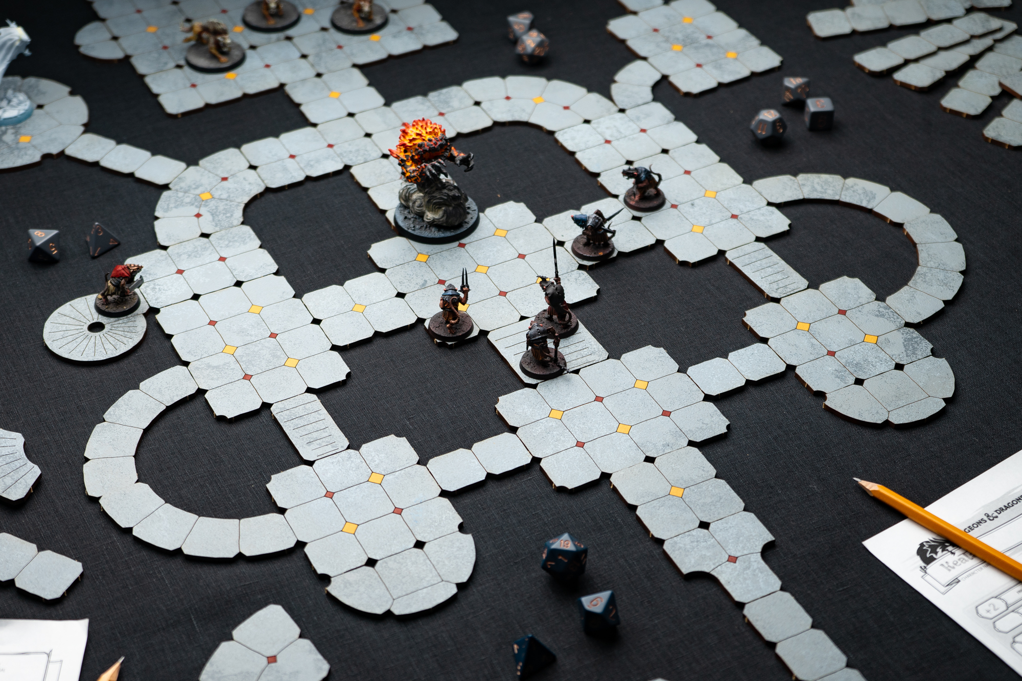 Mad Wizard's Hall: miraculous pre-painted TTRPG dungeon tiles by ...