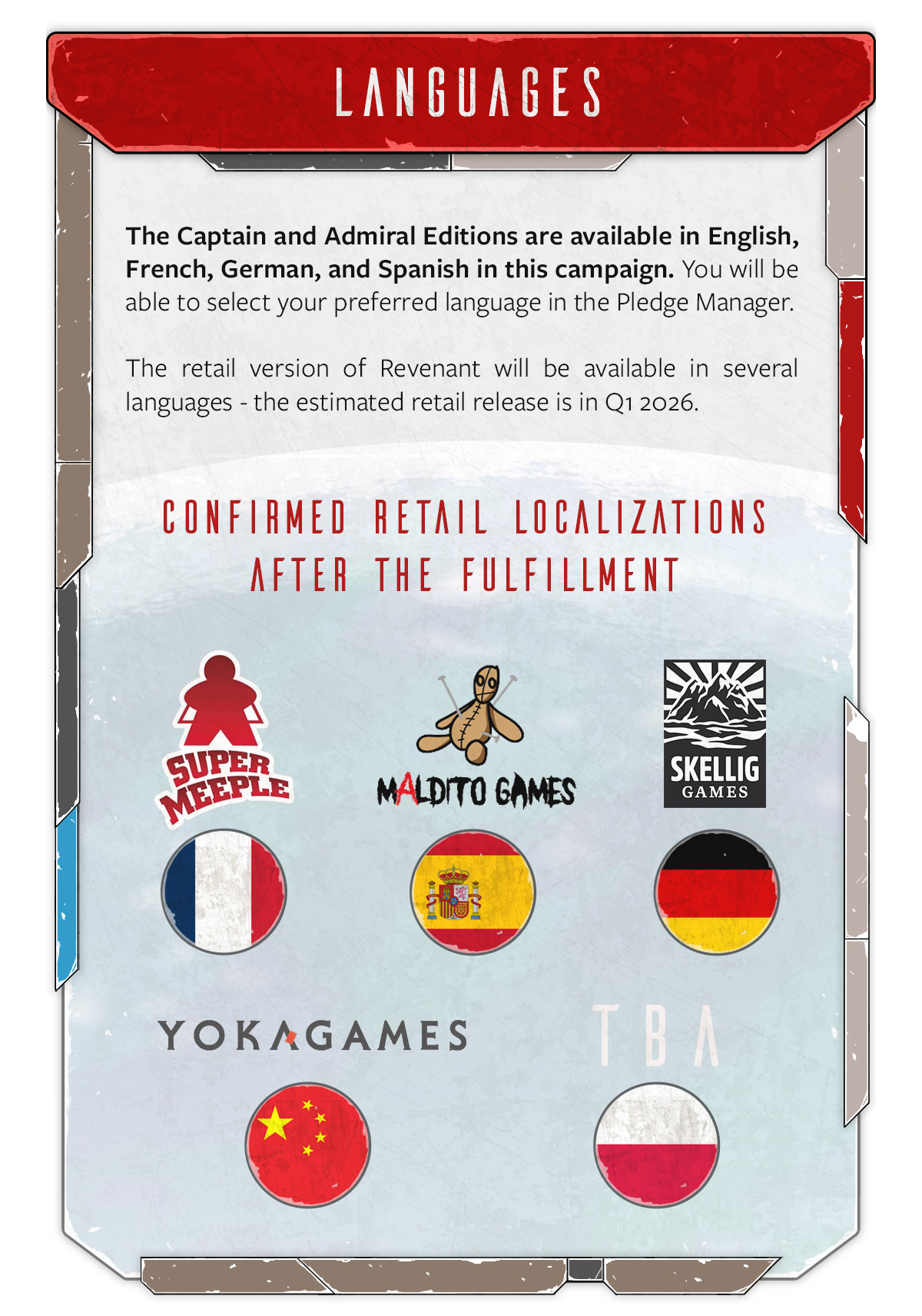 Revenant (Pledge Manager) by Mindclash Games - Gamefound