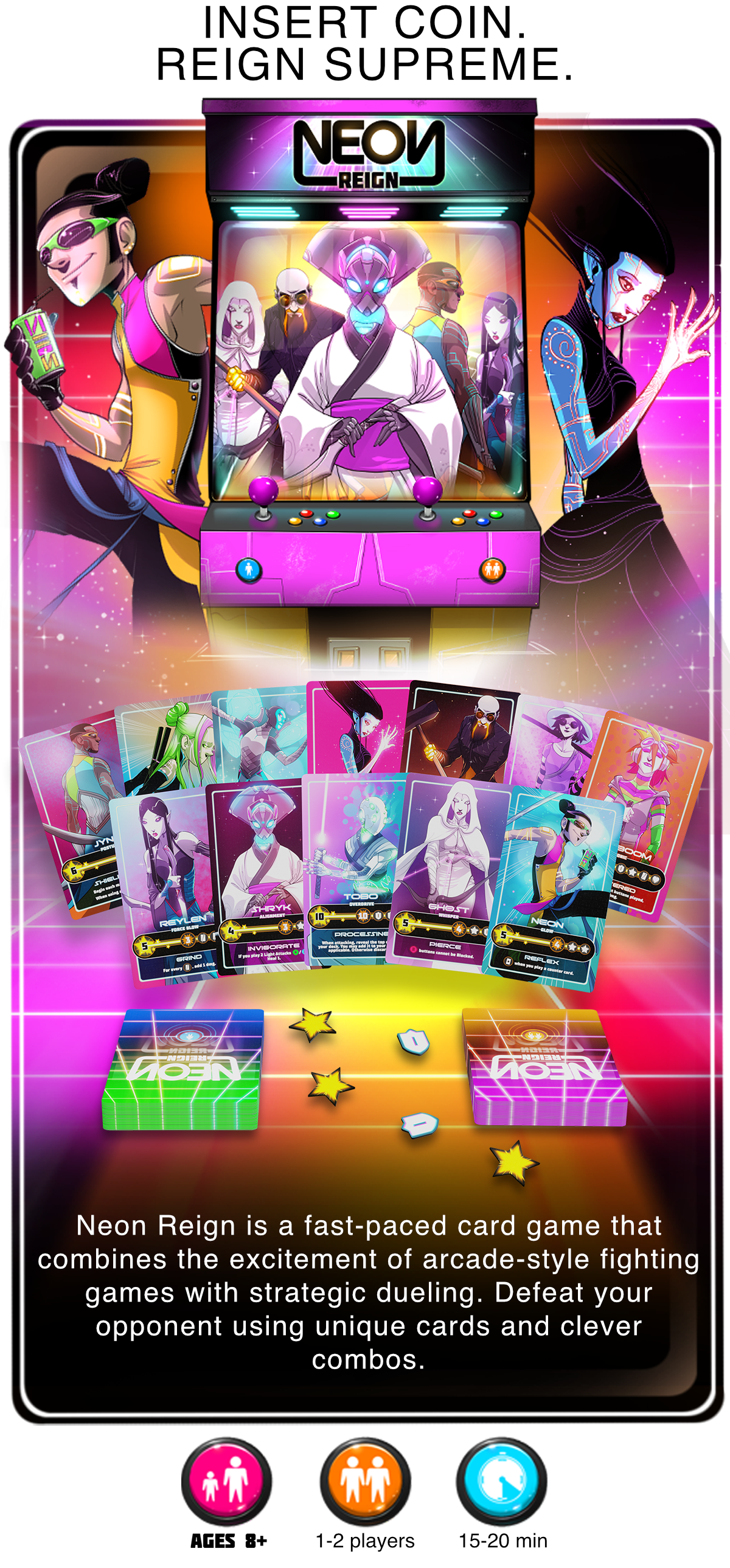 Neon Reign by Chip Theory Games - Gamefound