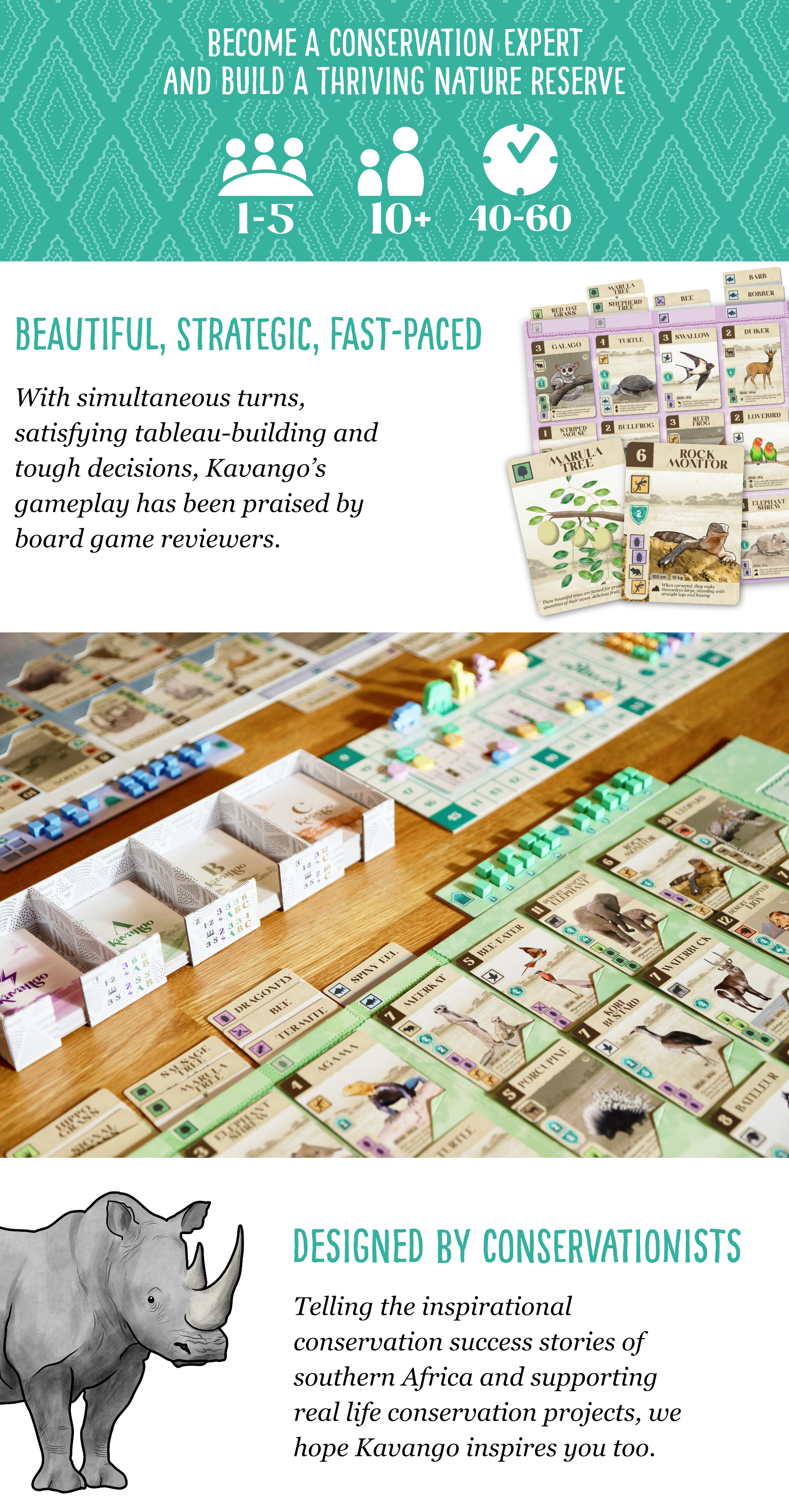 Kavango & Lodges Expansion by Mazaza Games - Gamefound
