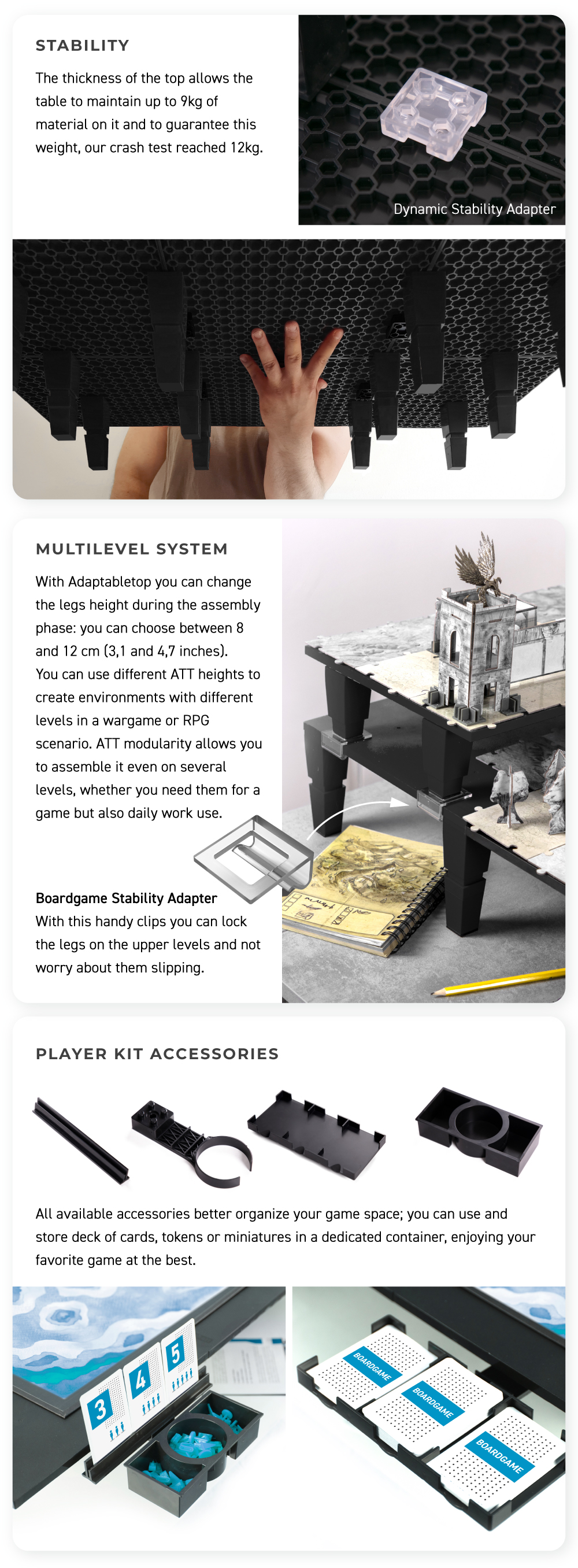 AdapTableTop, A table top extension with adaptable levels for any ...