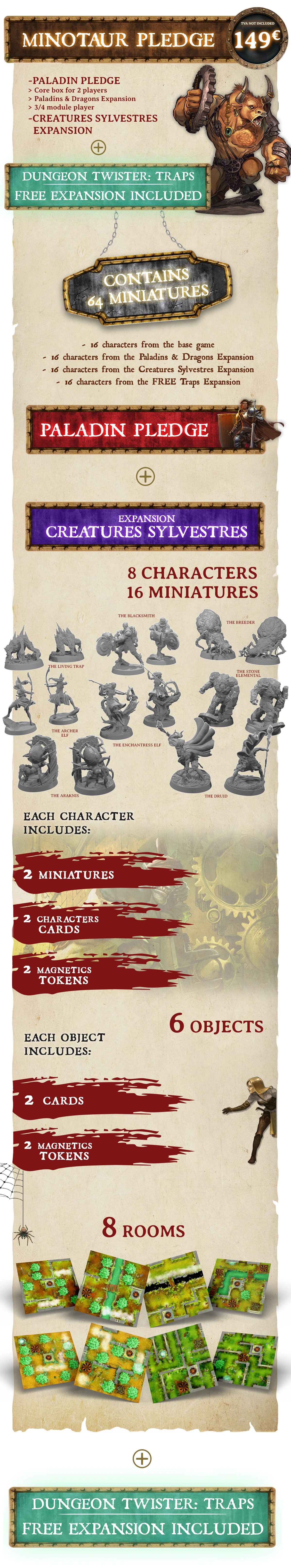 Dungeon Twister 20th Anniversary Edition by ludically - Gamefound