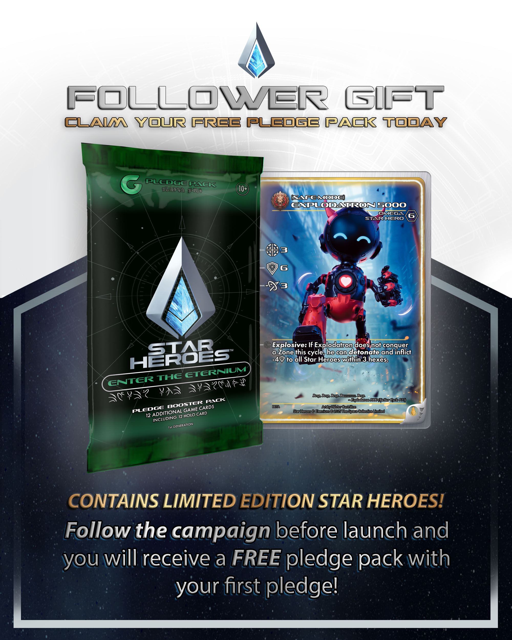Star Heroes - Eternium (4X TCG) by The Space Collective - Gamefound