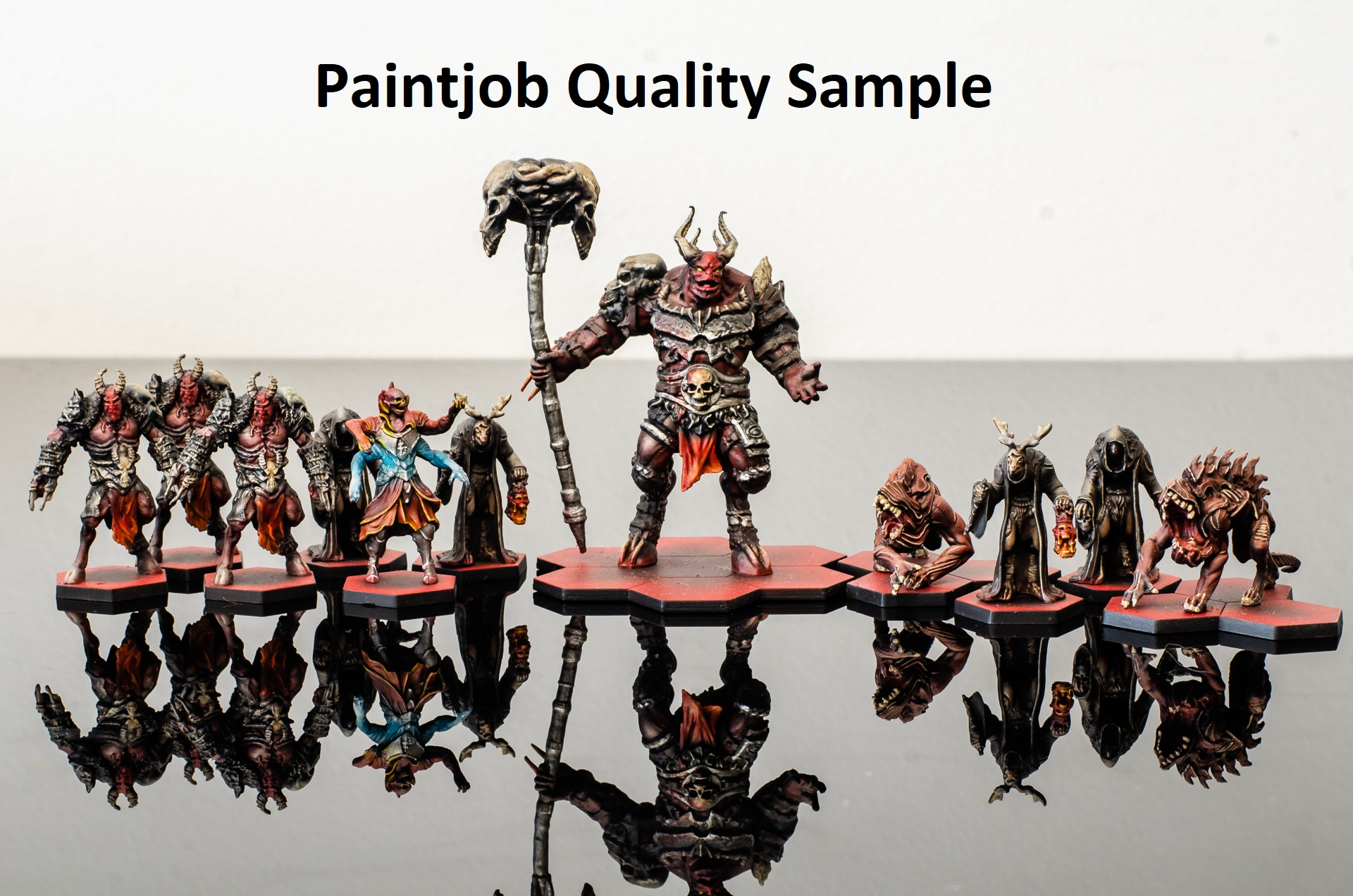 The Edge Dawnfall 1.6 by Awaken Realms - Plastic bosses painted - Gamefound