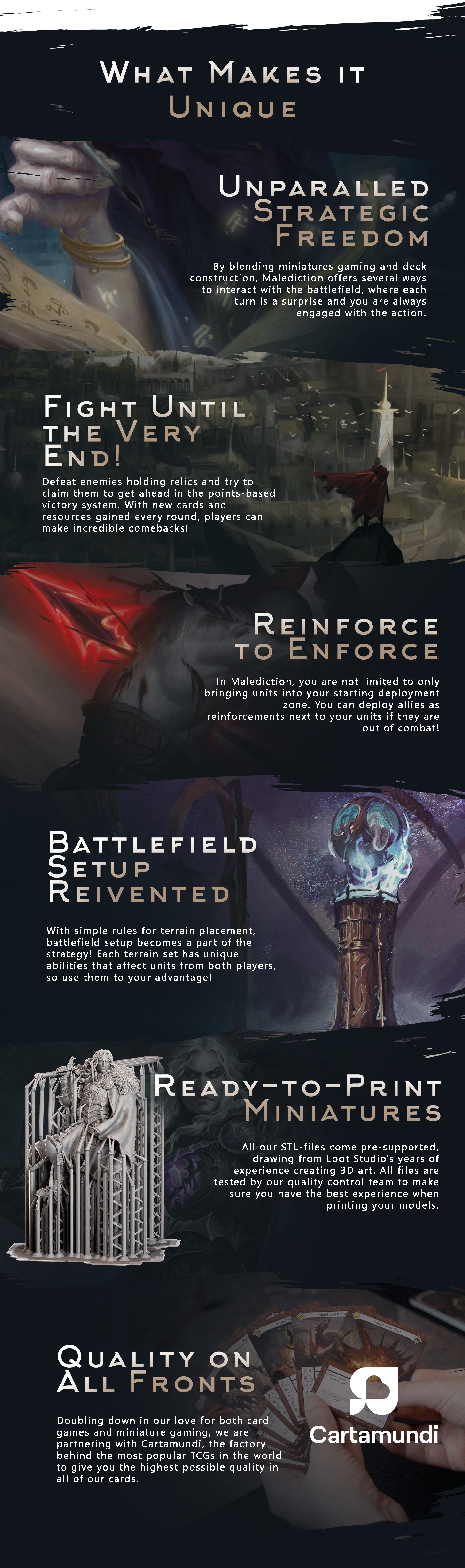 Malediction - Miniatures Card Game by Loot Studios - Gamefound