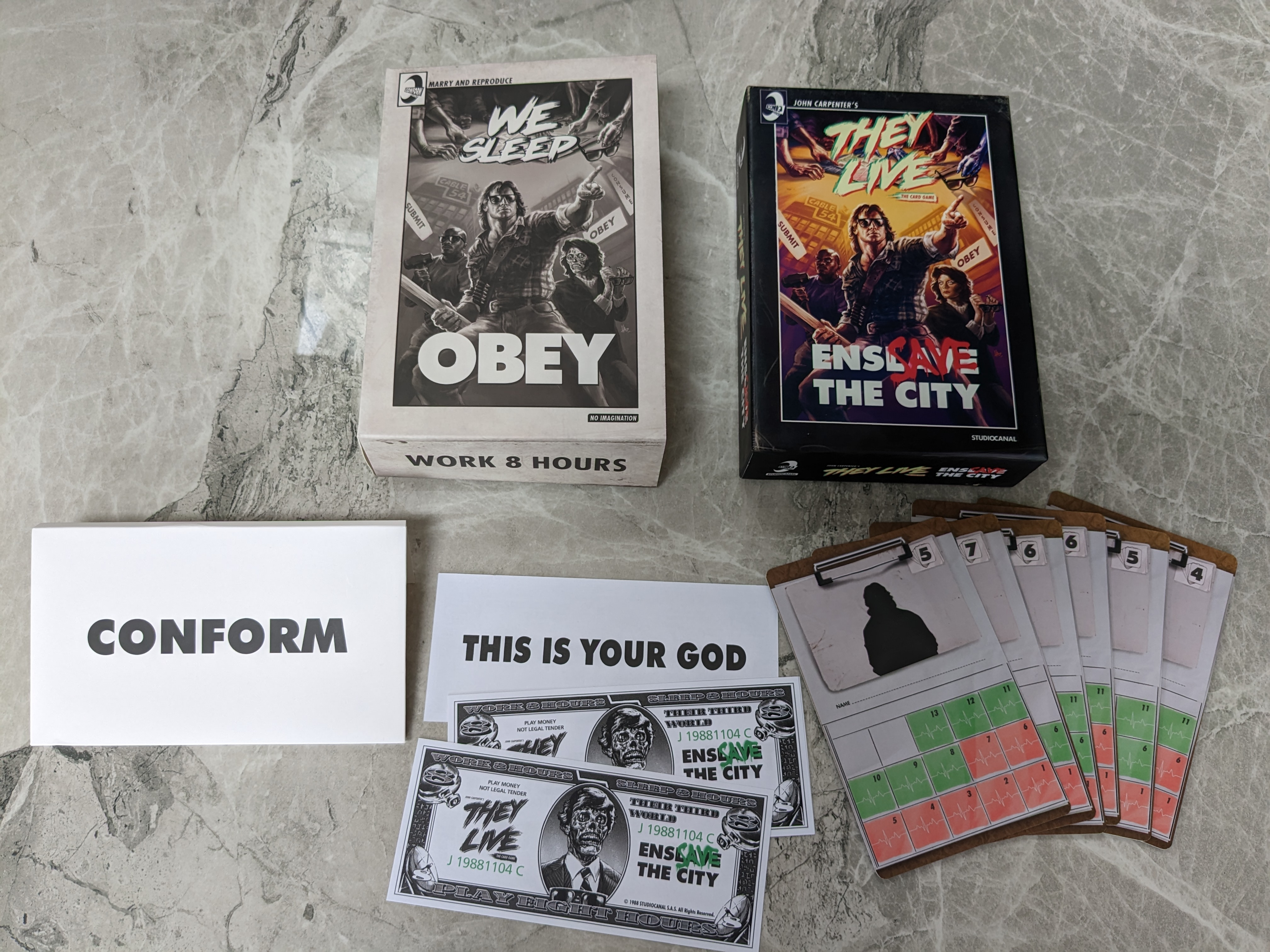 They Live: The Card Game - Save The City/Enslave The City by Iconiq ...