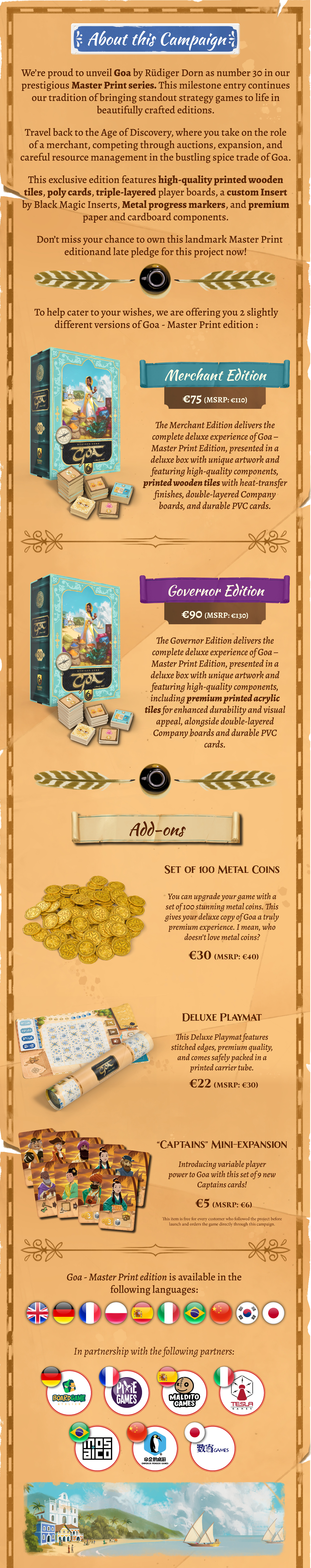 Goa by Quined Games - Gamefound