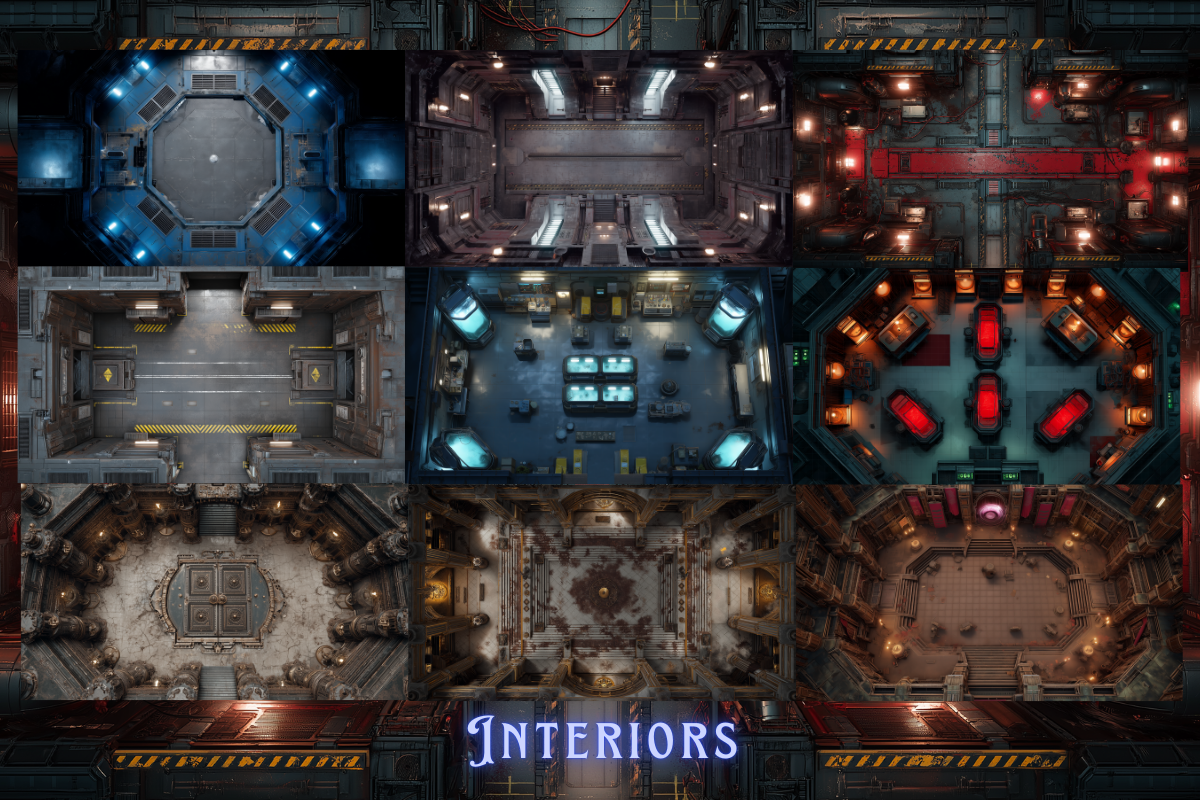 1100+ Sci-fi Battlemaps for TTRPG and VTT by Agnesagraphic - Gamefound