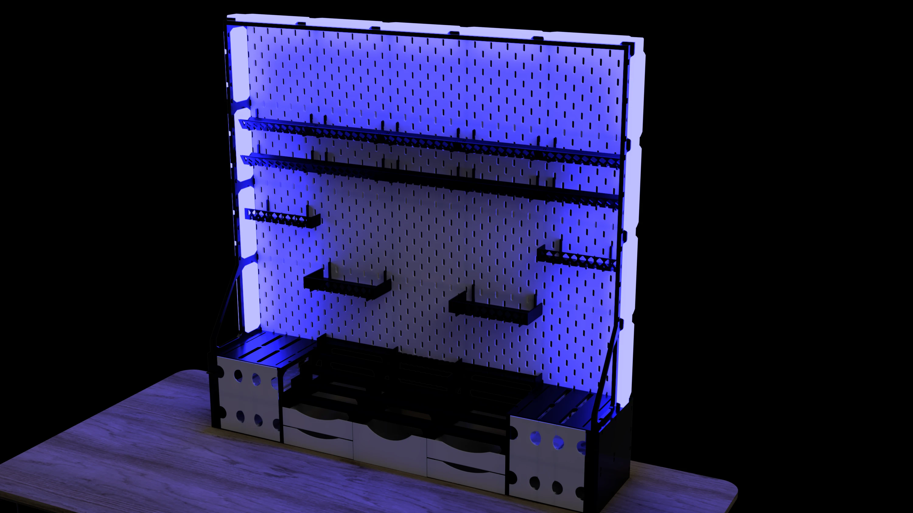 Master Painter - Modular 3D Printable Paint Rack by 3DOtakuPrints ...