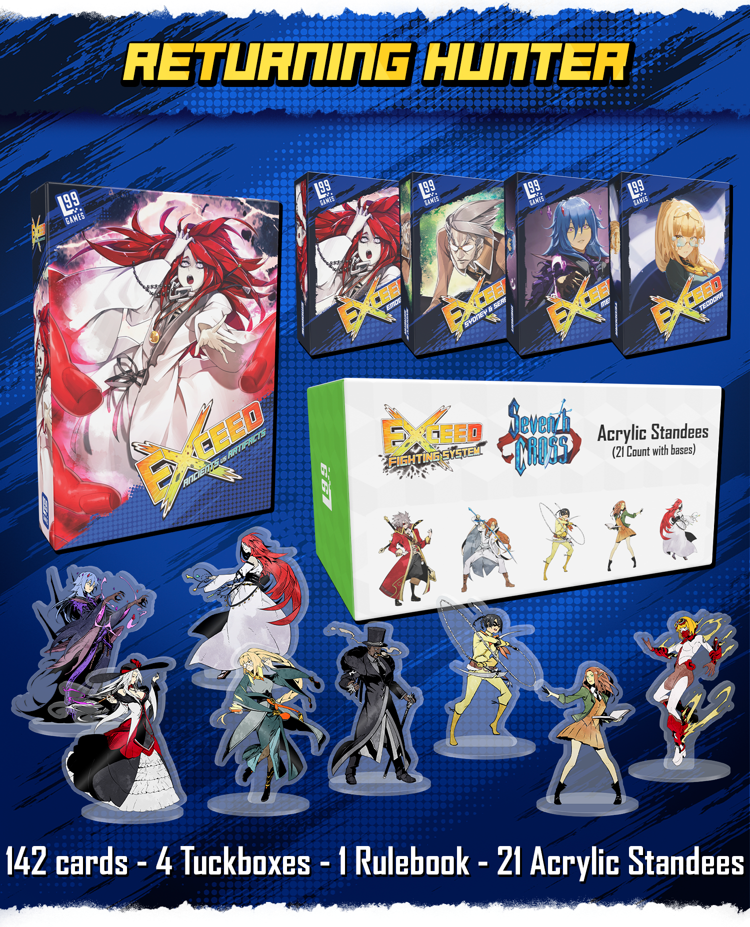 Exceed: Seventh Cross by Level 99 Games - Gamefound