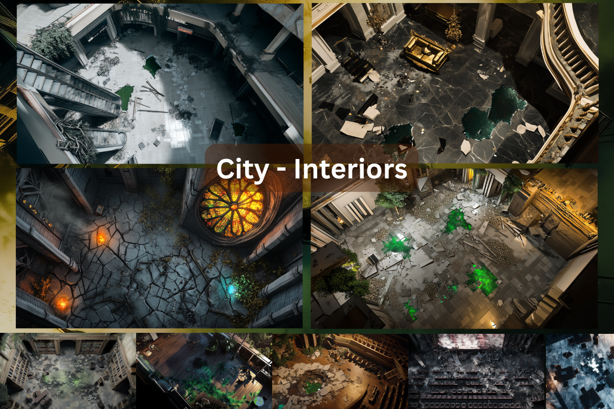 After the Fall: 700 Post-Apocalyptic Battle Maps by Agnesagraphic ...