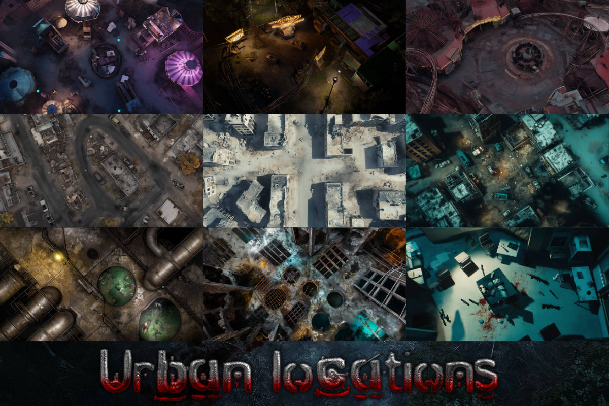 After the Fall: 700 Post-Apocalyptic Battle Maps by Agnesagraphic ...