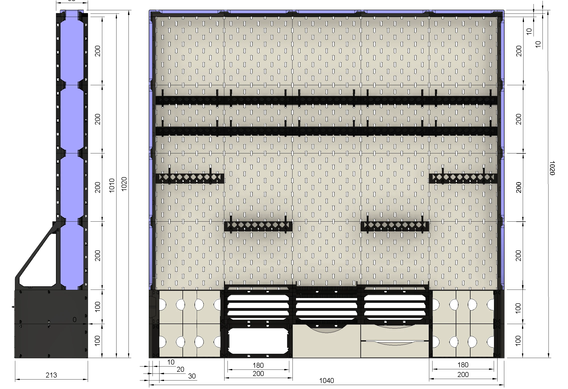Master Painter - Modular 3D Printable Paint Rack by 3DOtakuPrints ...