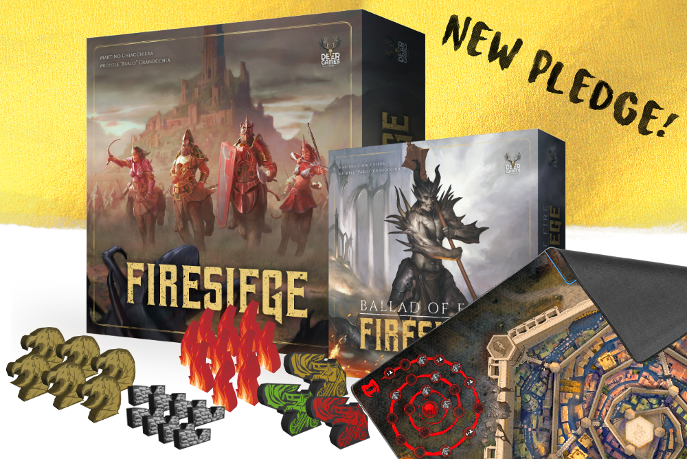 Firesiege by Deer Games Studio - New pledge level and add-ons! - Gamefound
