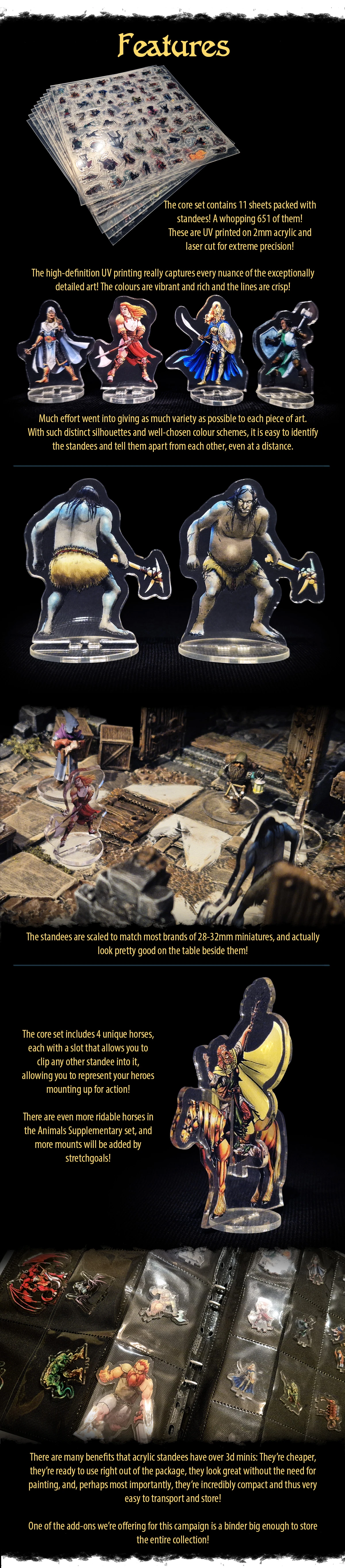 League of Dungeoneers Acrylic Standees by von Braus Publishing AB ...