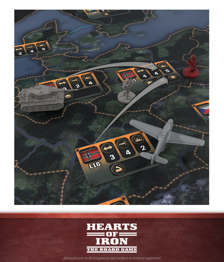 Hearts of Iron: The Board Game by Steamforged Games - Command, Combat ...