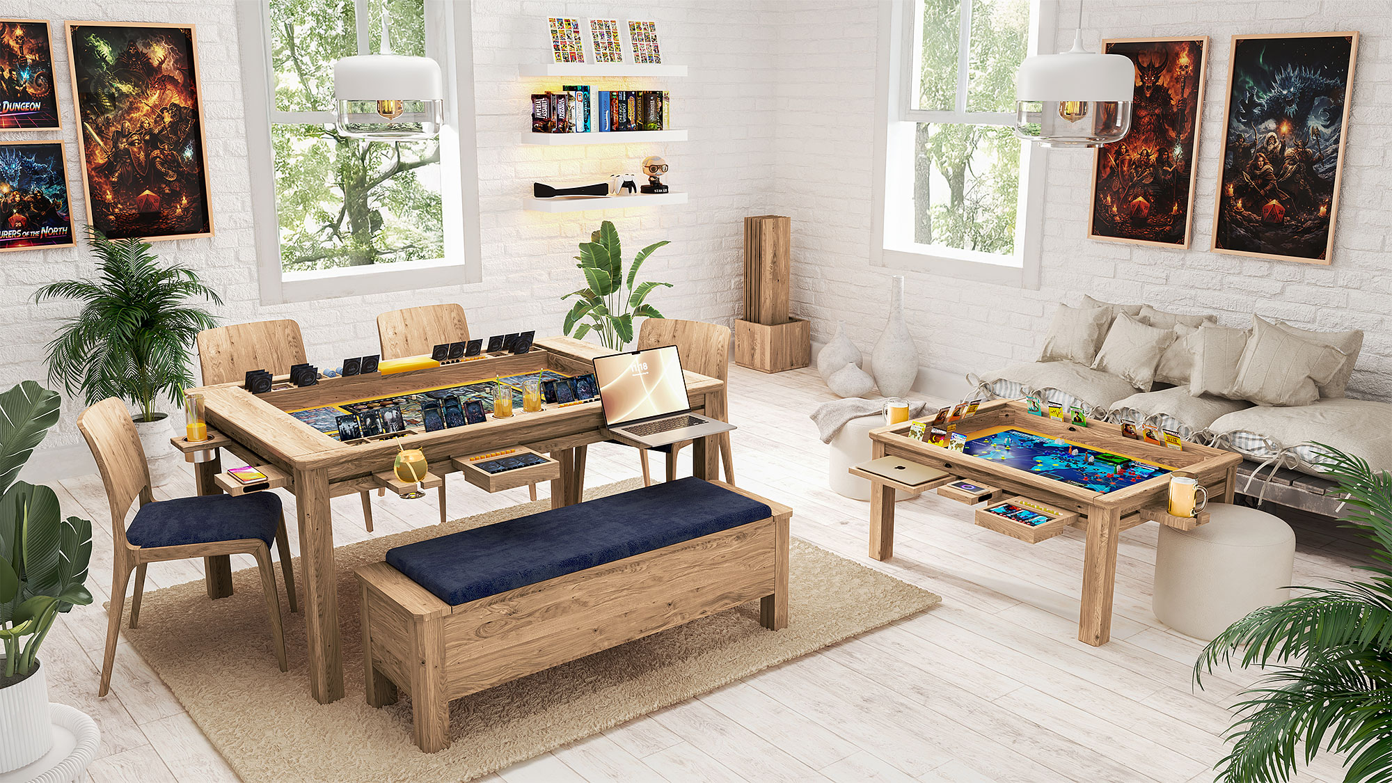 The Victor – Everyday Gaming Table by Geeknson by Geeknson Team - Gamefound