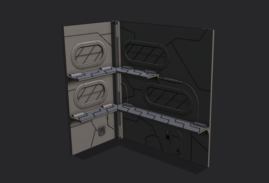WTC Foldable Sci-Fi Terrain Set by FRTO - Gamefound
