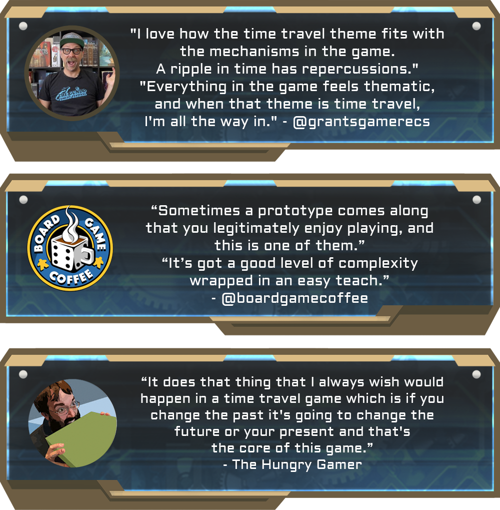 Timelancers - Time Travel Board Game by Party Tails - Gamefound