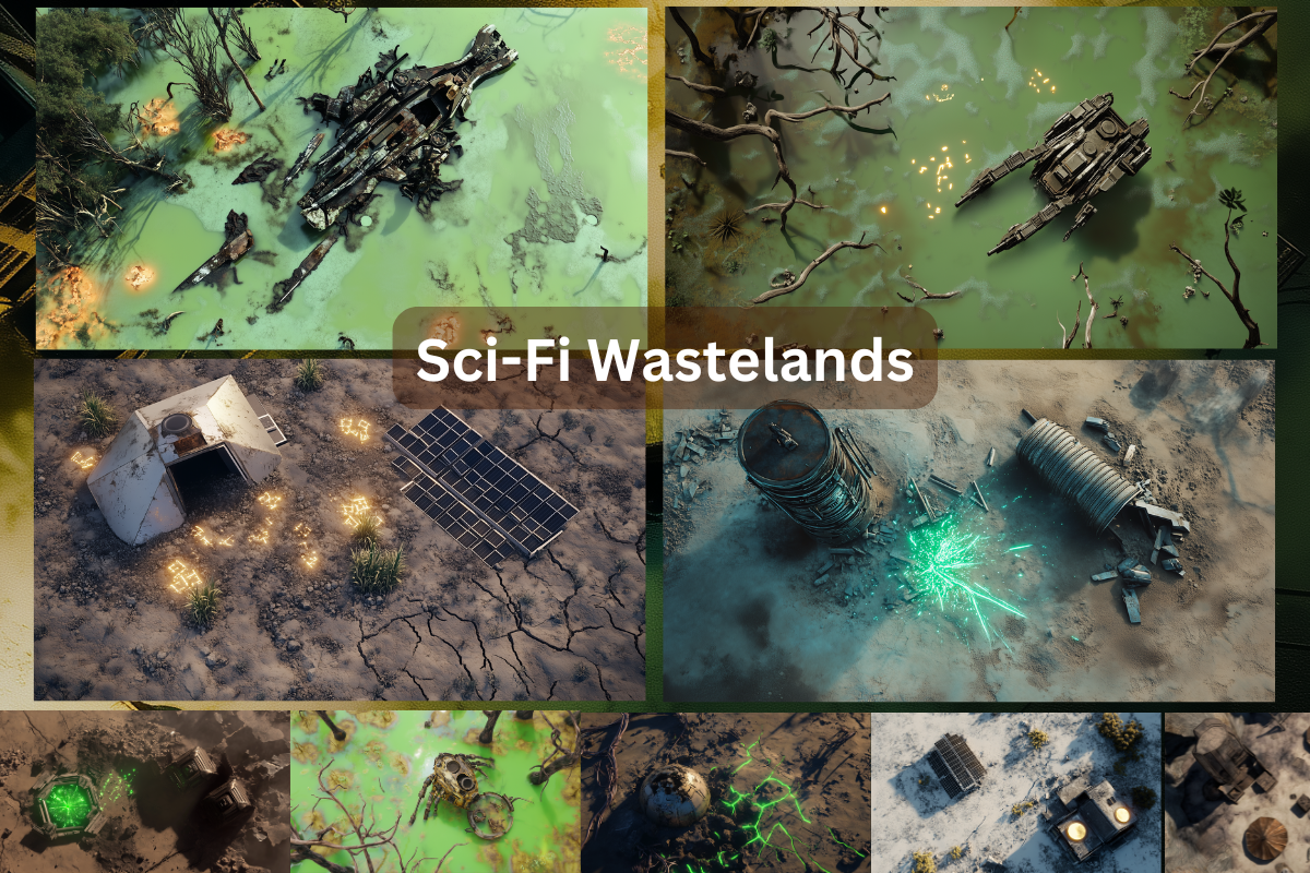 After the Fall: 700 Post-Apocalyptic Battle Maps by Agnesagraphic ...