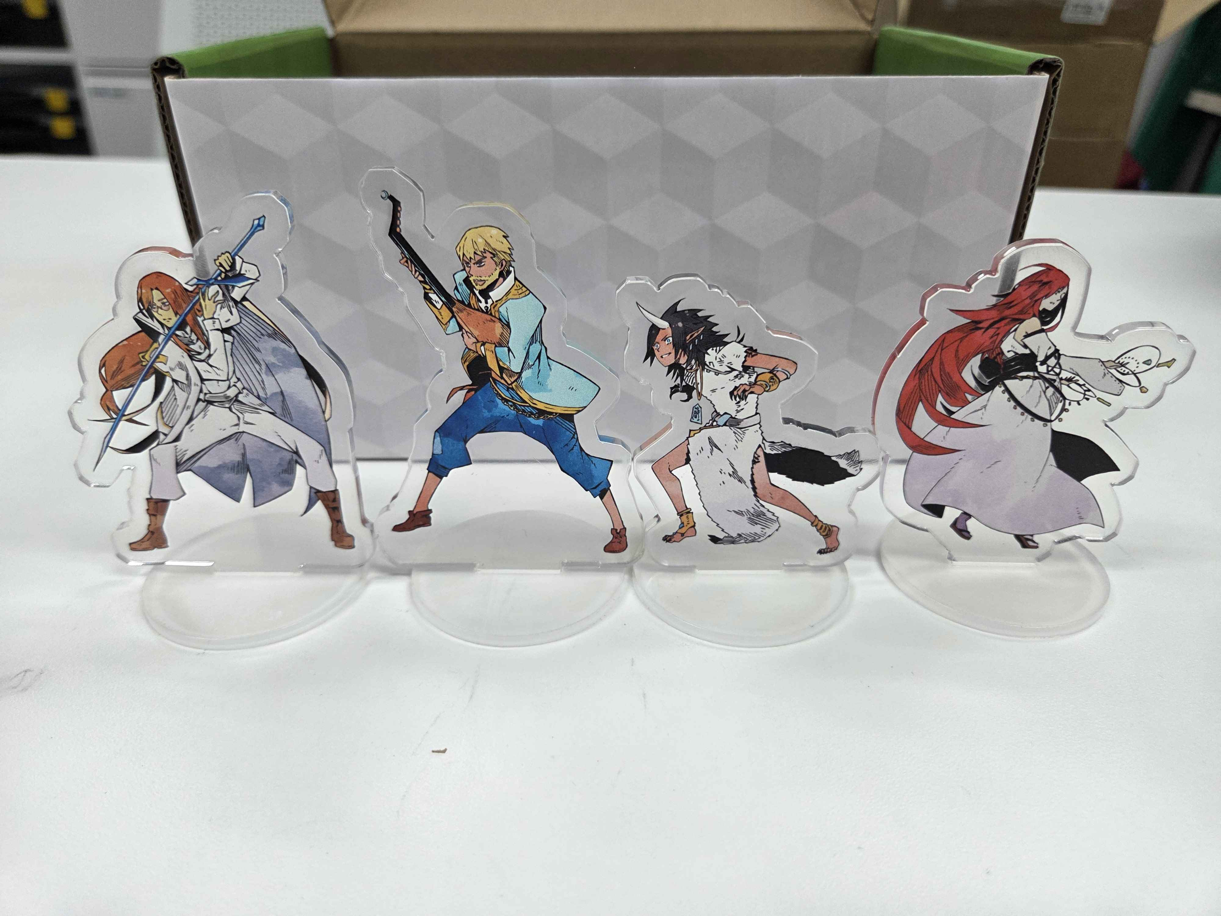 Exceed: Seventh Cross by Level 99 Games - Standee Samples, yeah already ...