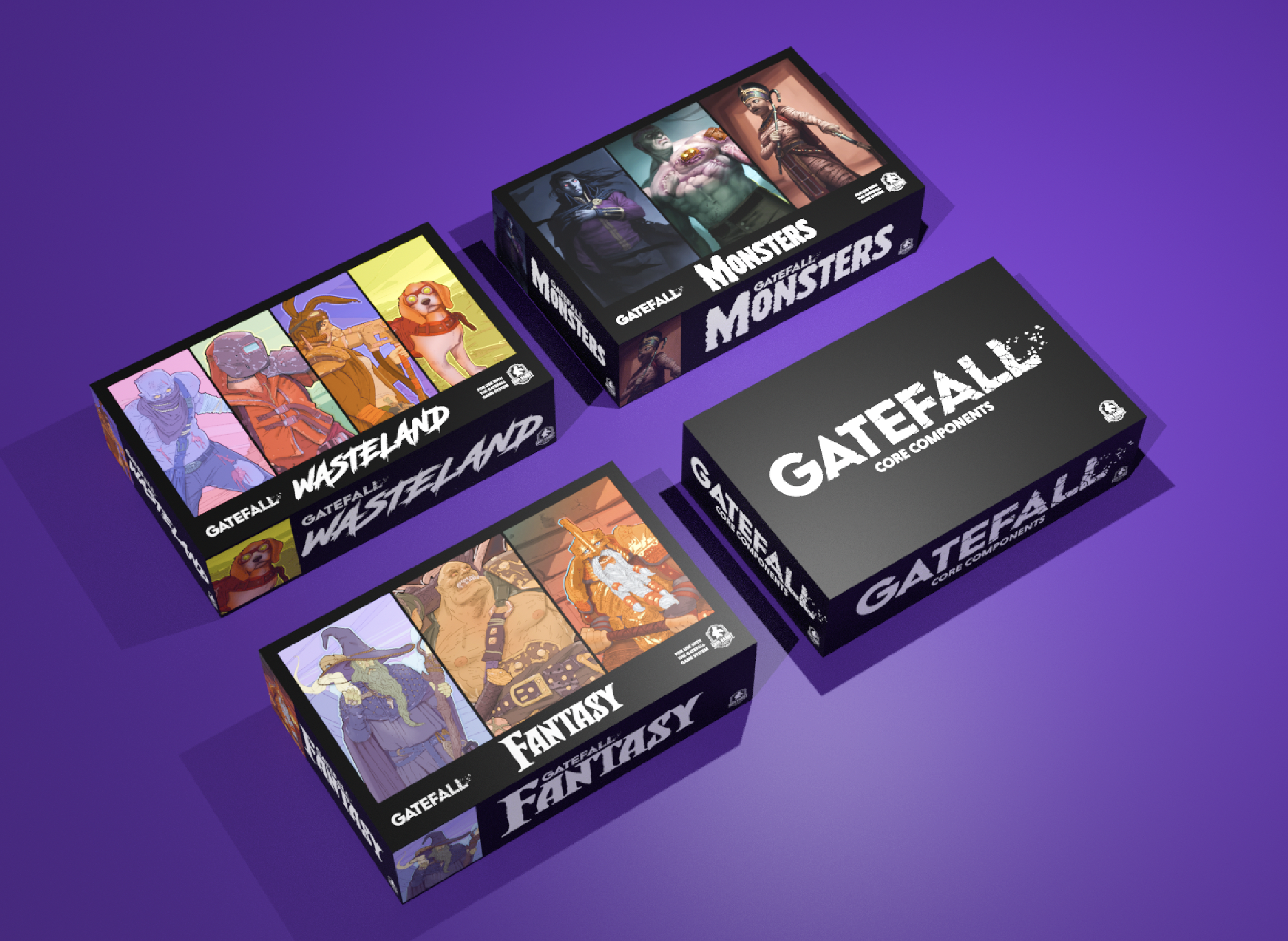 Gatefall: Monsters by Grim Rabbit Games - FIRST LOOK AT THE NEW BOXES ...