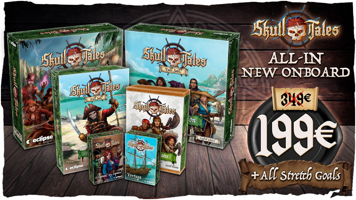 Skull Tales: Full Sail! v2 & expansions by Draco Ideas - Gamefound