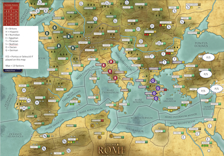 Total War: ROME: The Board Game by Colour Command & Combat Ltd ...