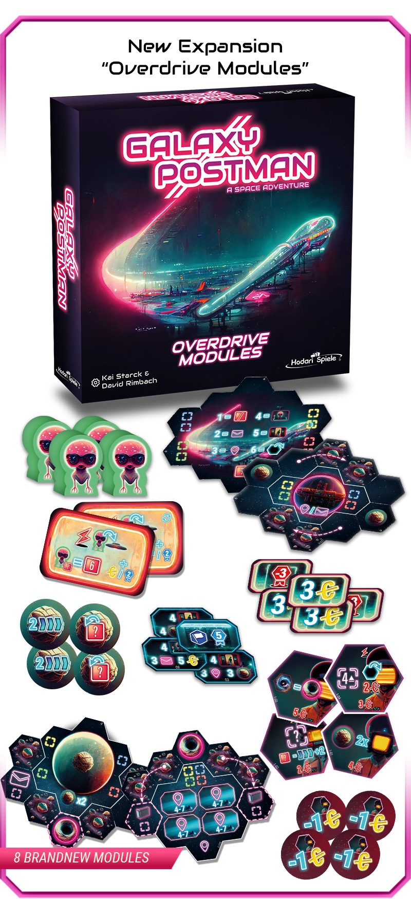 Galaxy Postman Reprint + New Expansion by Hodari Spiele - Gamefound