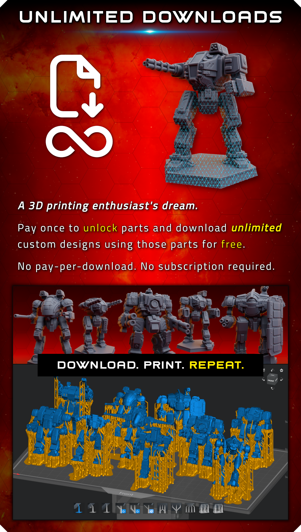Mythic Mechs: Custom Mech Miniatures by Mythic Mechs - Gamefound
