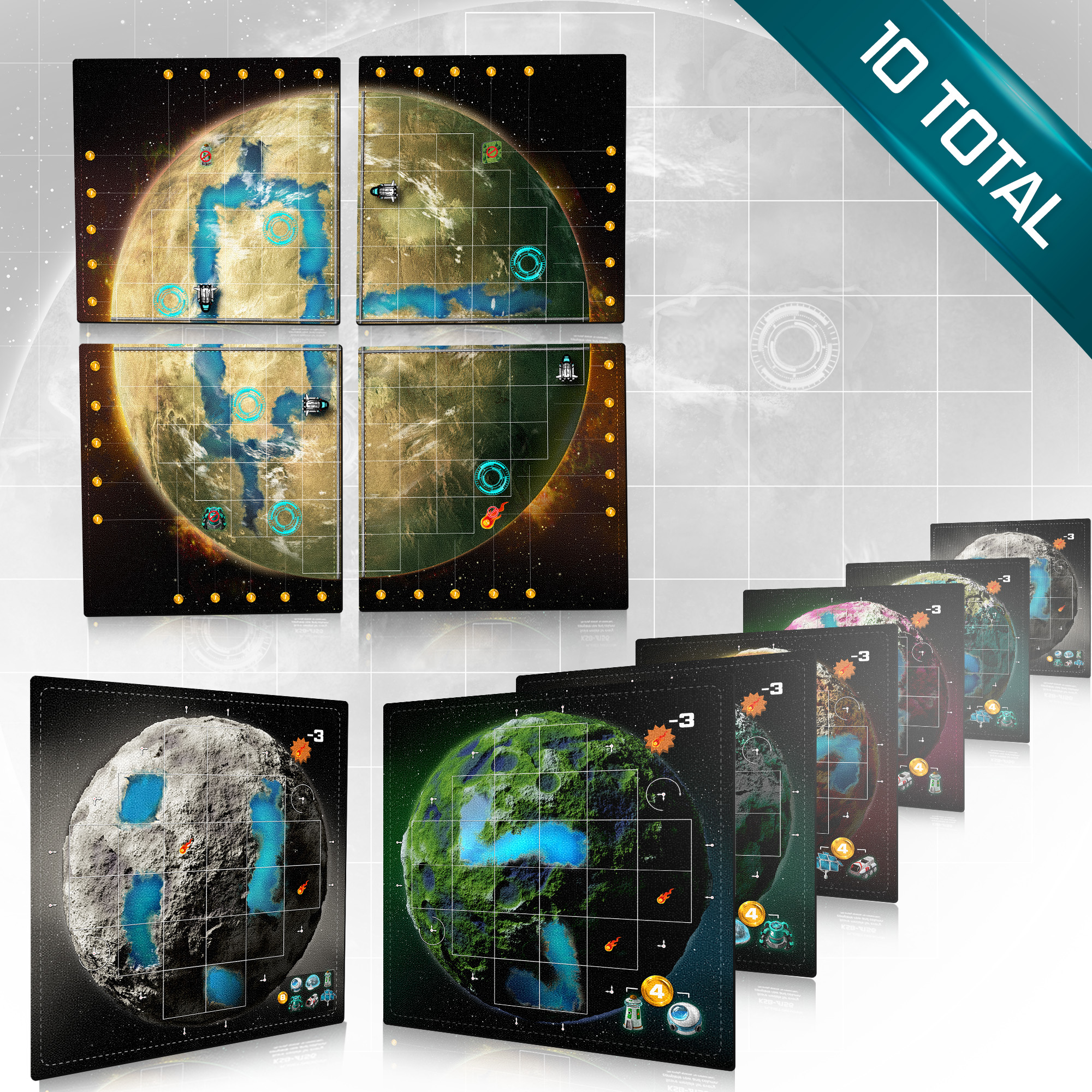 Planet Unknown Supermoon expansion and Deluxe Edition reprint by Adams ...