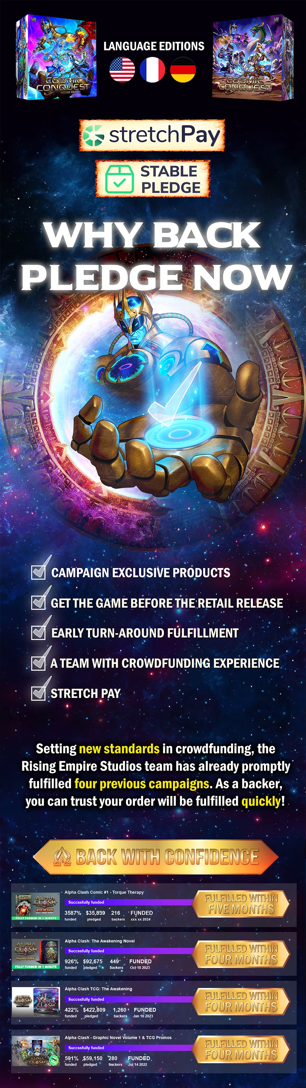 Cosmic Conquest by Rising Empire Studios - Gamefound