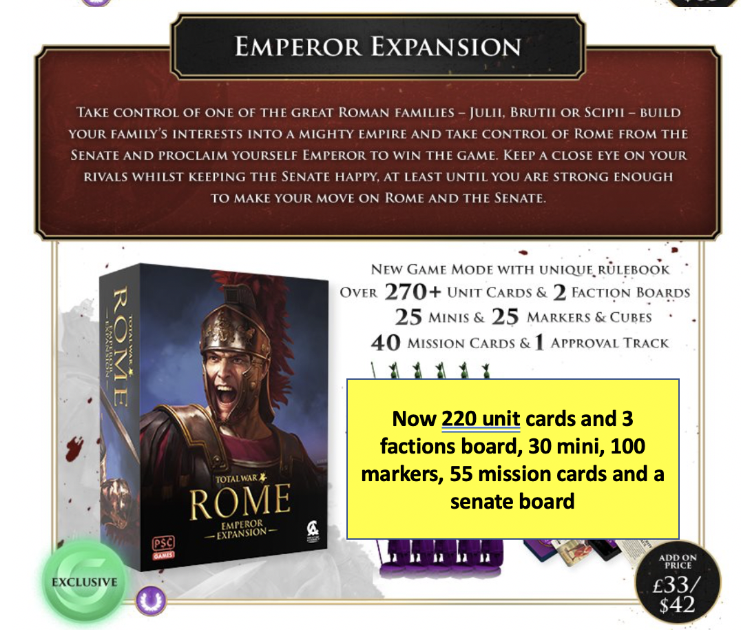 Total War: ROME: The Board Game by Colour Command & Combat Ltd. - Happy ...