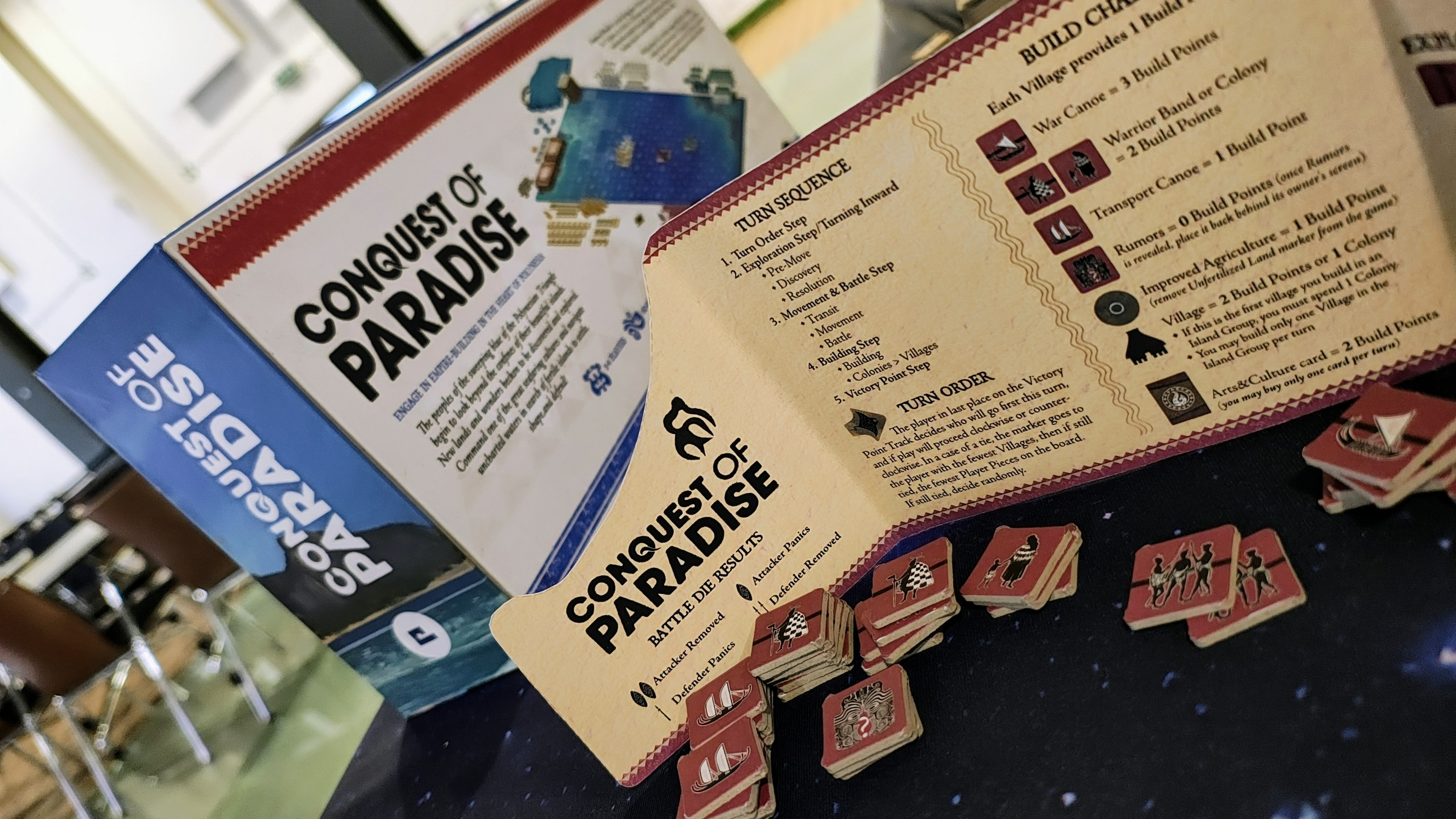 Conquest of Paradise by PHALANX - Player Screens & Cards – Form meets Function, Culture meets ...