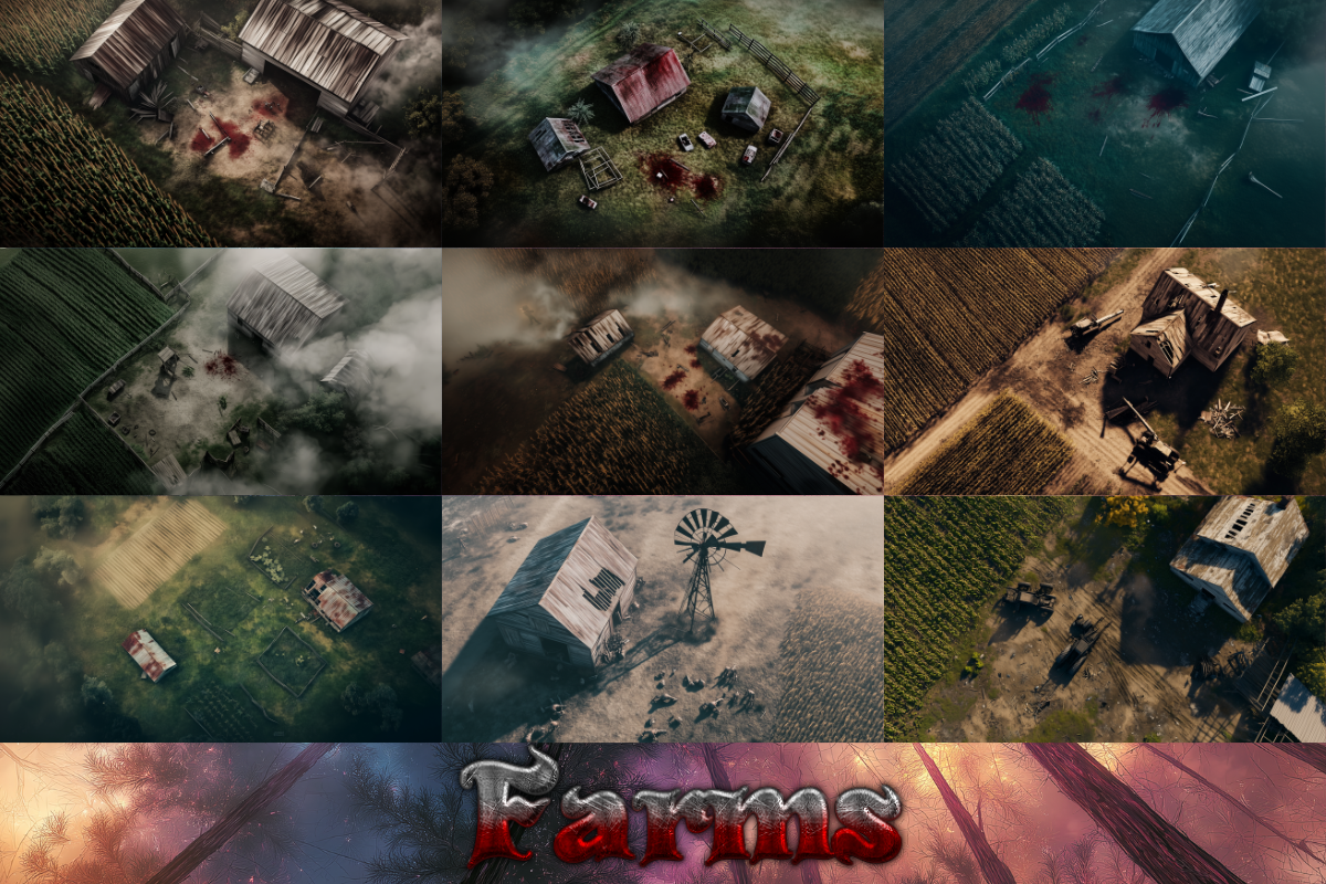 After the Fall: 700 Post-Apocalyptic Battle Maps by Agnesagraphic ...