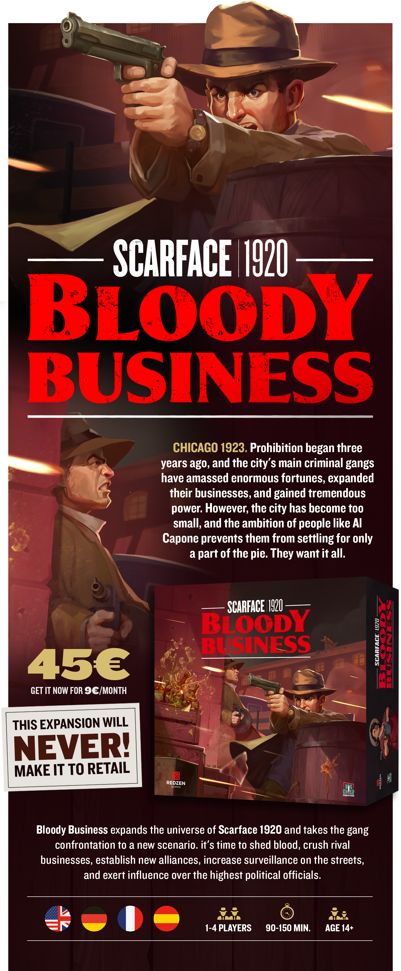 Scarface 1920: Bloody Business by Redzen Games - Gamefound
