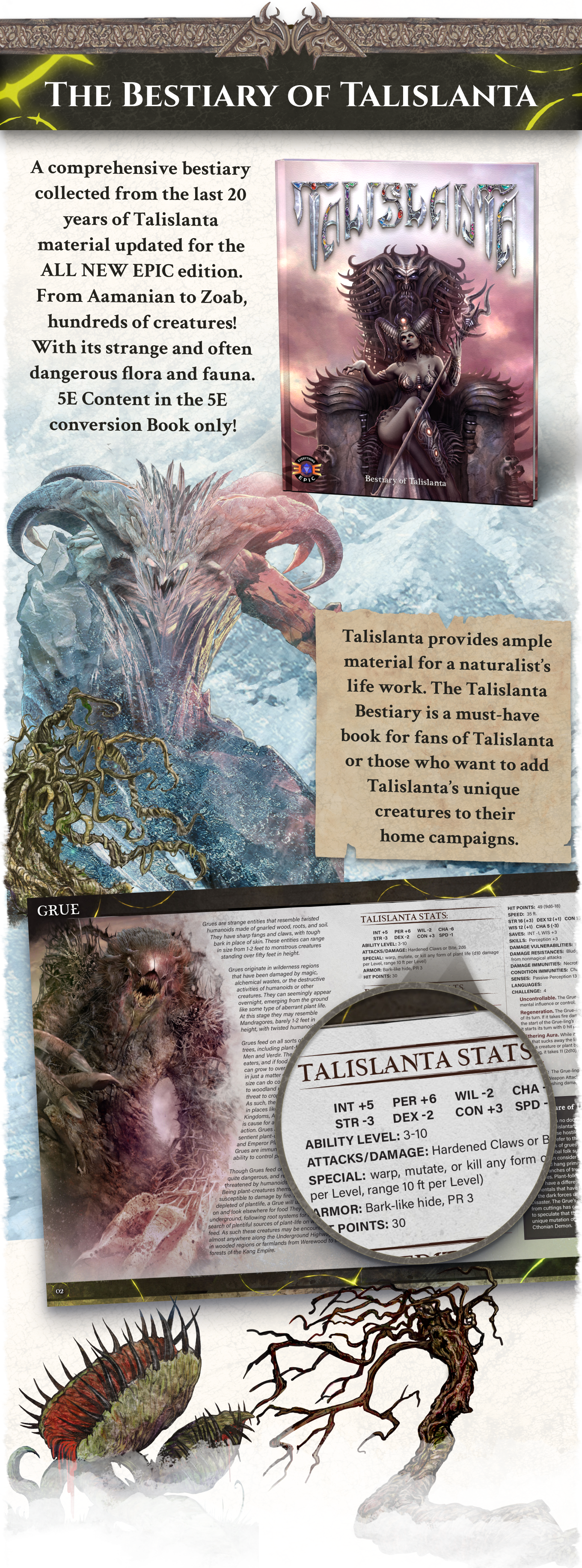 Talislanta the Epic Tabletop Roleplaying Game FINAL EDITION (6th Ed) w ...