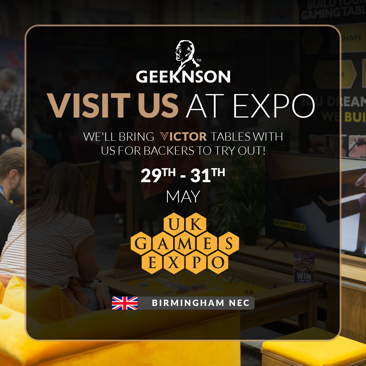 The Victor – Everyday Gaming Table by Geeknson by Geeknson Team - Gamefound