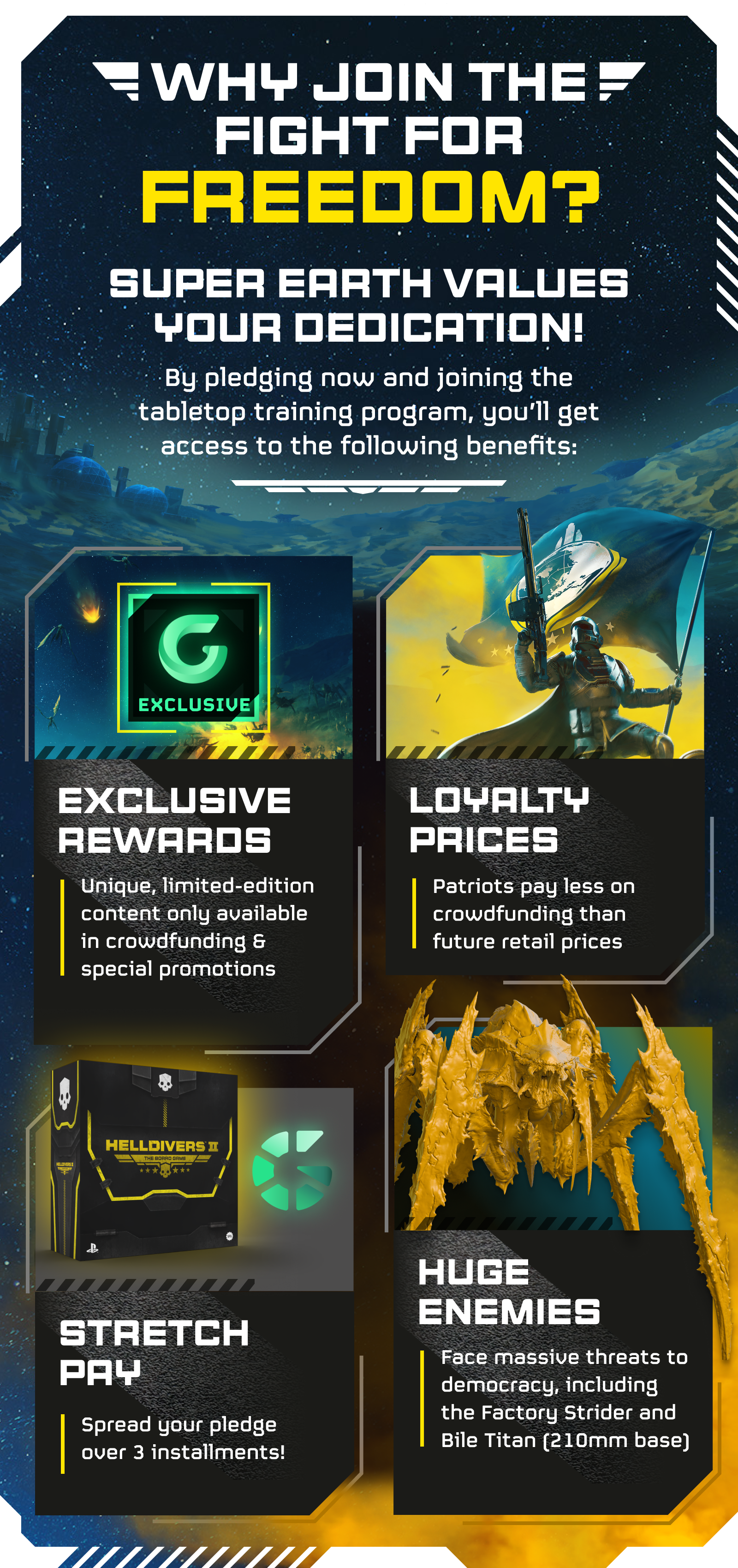 HELLDIVERS 2: The Board Game by Steamforged Games - Gamefound