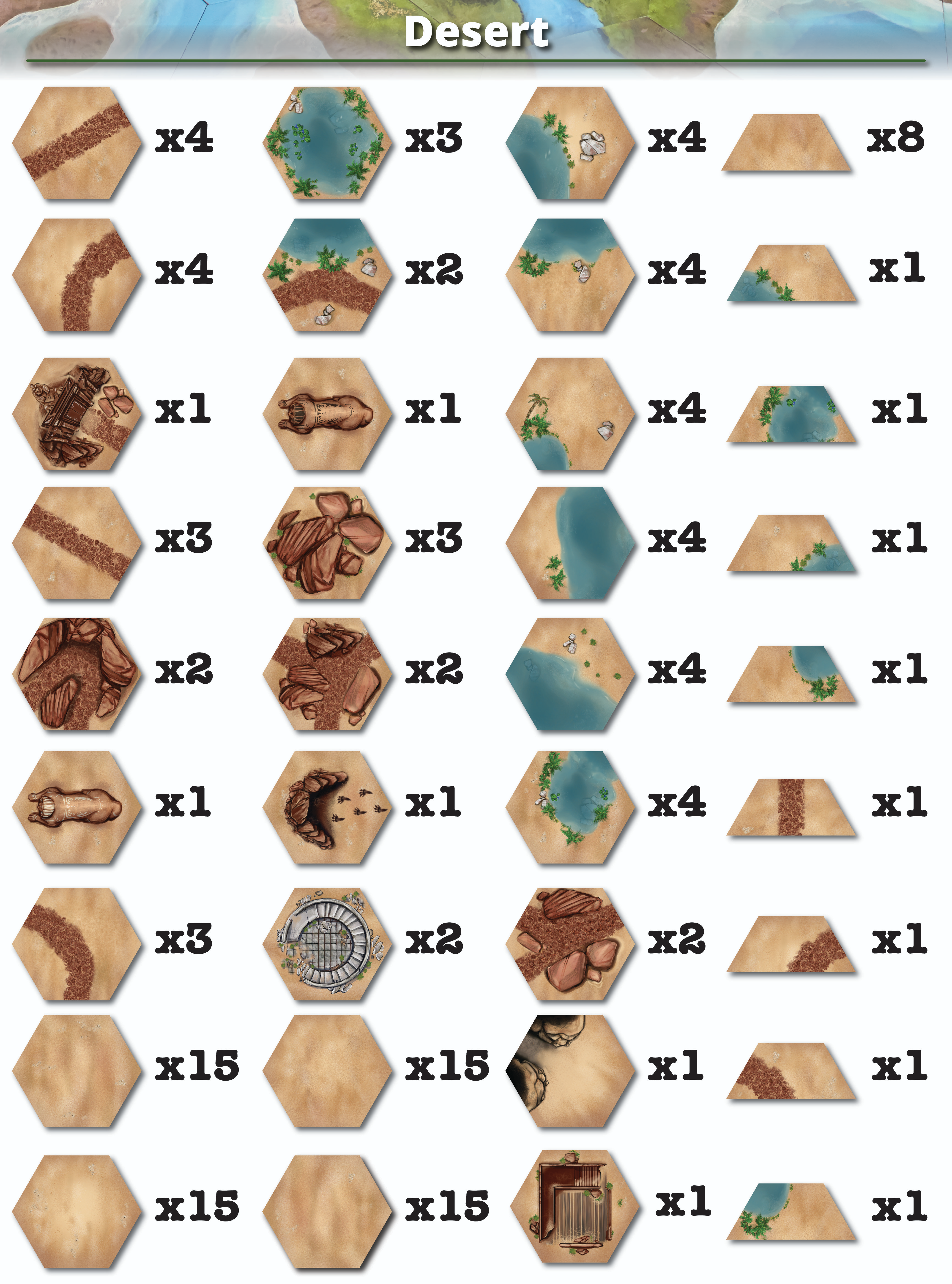 TerraTiles: Hexagon Terrain Tiles for RPGs and Wargames by Ravenkeep - Box Contents for New ...