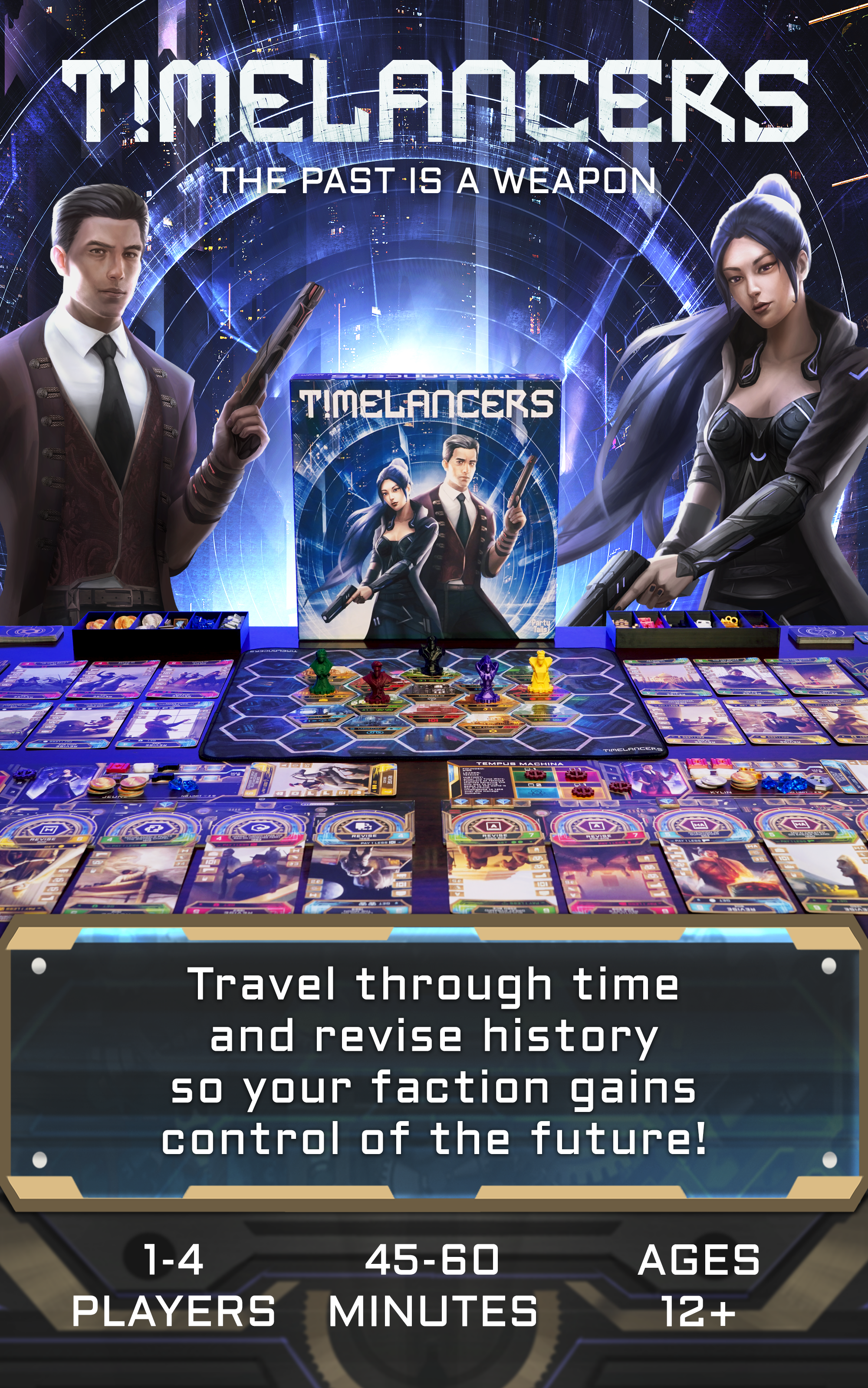 Timelancers - Time Travel Board Game by Party Tails - Gamefound