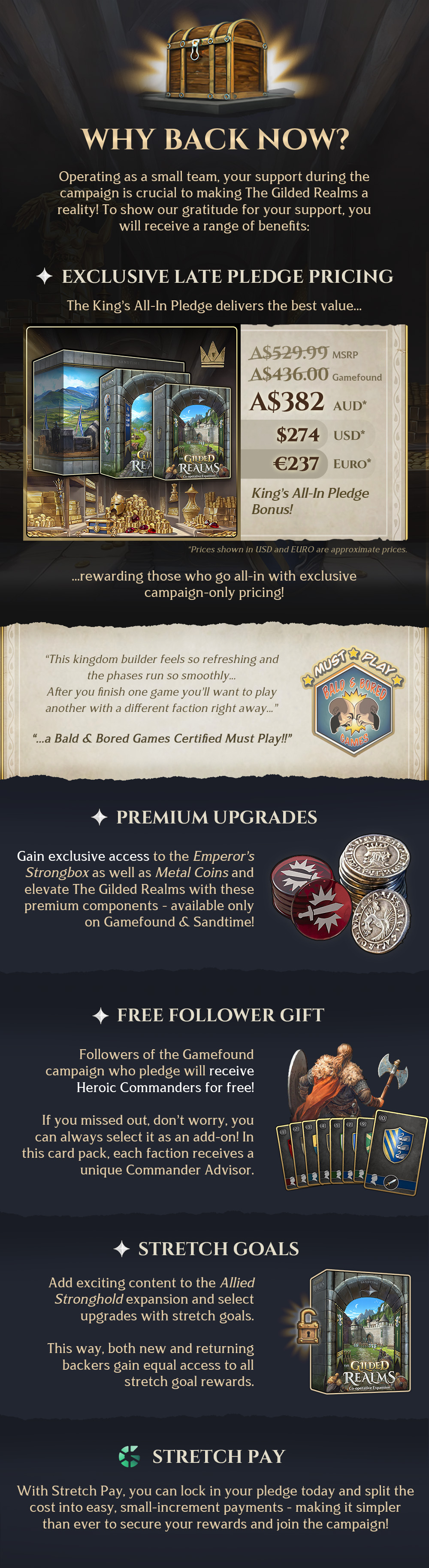 The Gilded Realms: International Print & Expansion by Sandtime - Gamefound