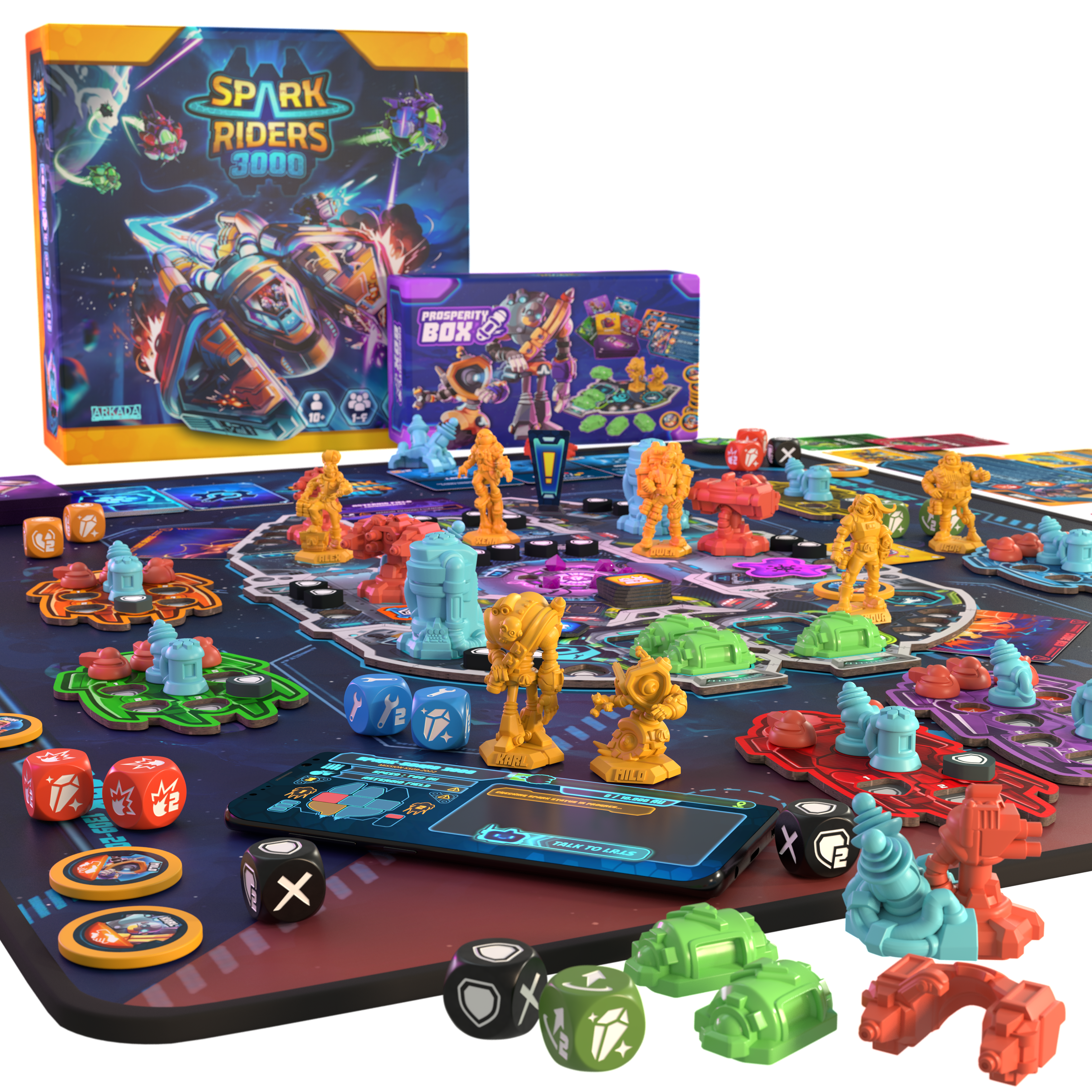 Spark Riders 3000 by Arkada Studio - General PLEDGE / ALL-IN (exclusive ...