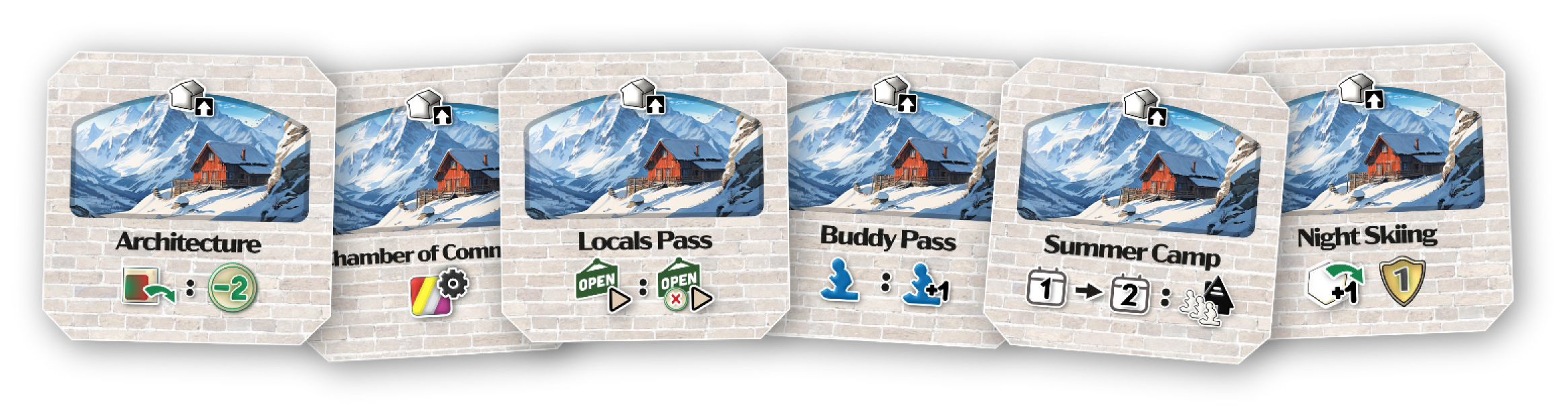 Alpenglow: The Ski Resort Board Game by Waterworks Games - Alpenglow on ...