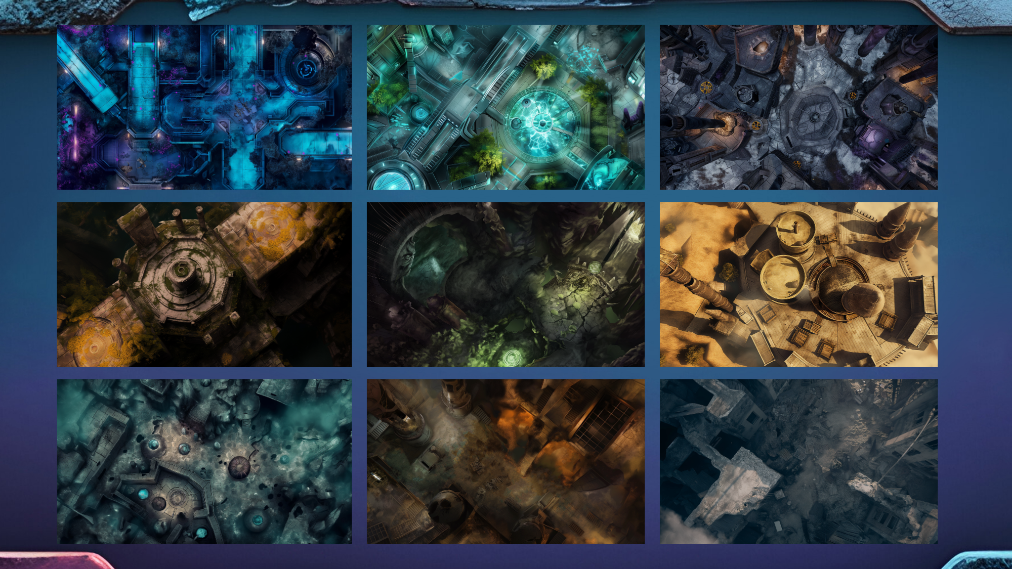 Digital Battle Maps , 9,700 RPG Battlemaps, Tabletop & VTT Maps for ...